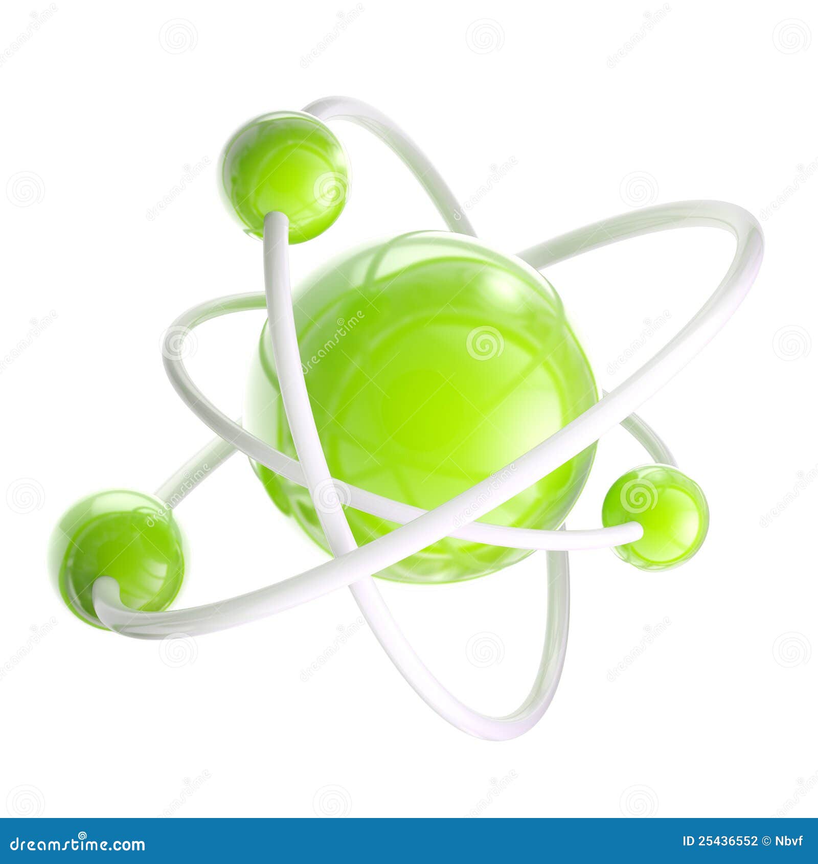 Atomic Structure Science Emblem Isolated Stock Illustration ...
