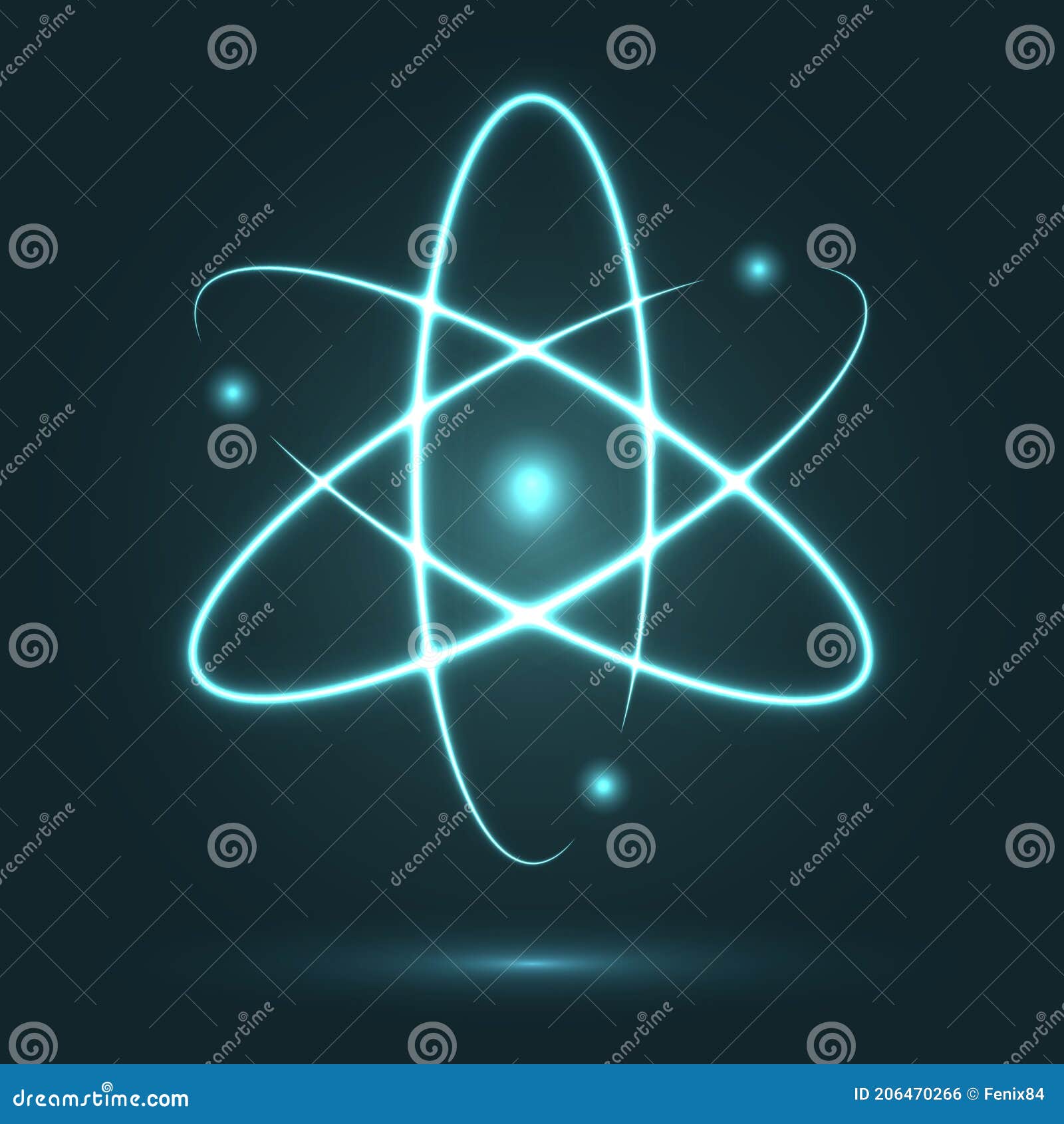 Neon Atomic Structure