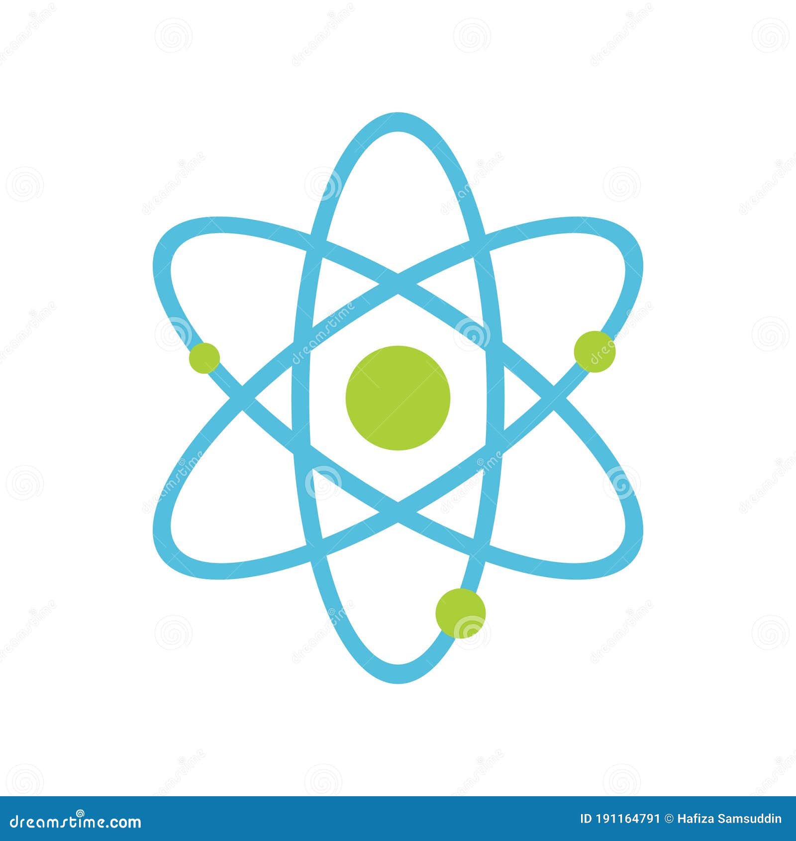 Atomic Structure. Vector Illustration Decorative Design Stock Vector ...