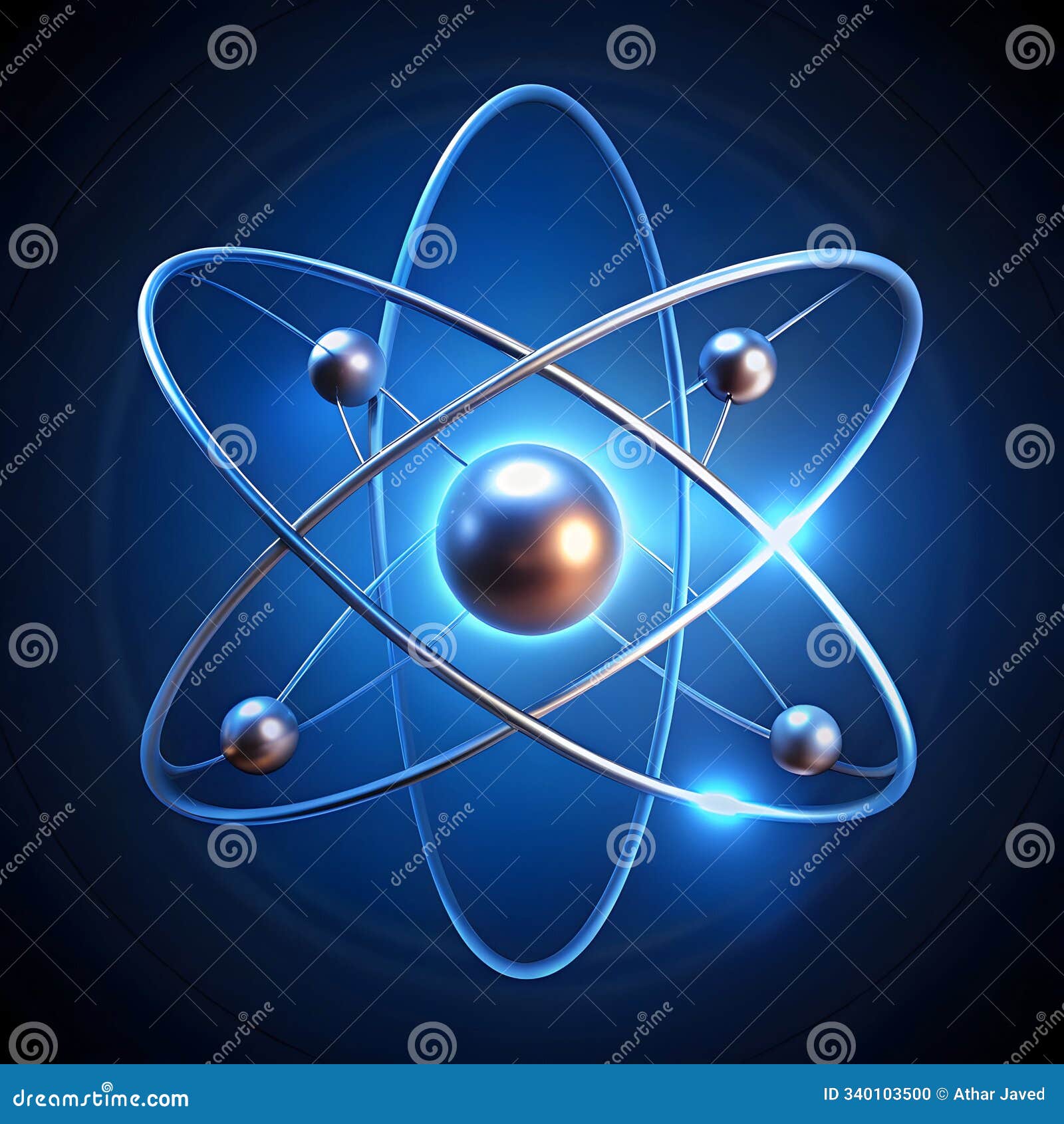 Atomic Symbol Isolated on Transparent Background Stock Photo - Image of ...