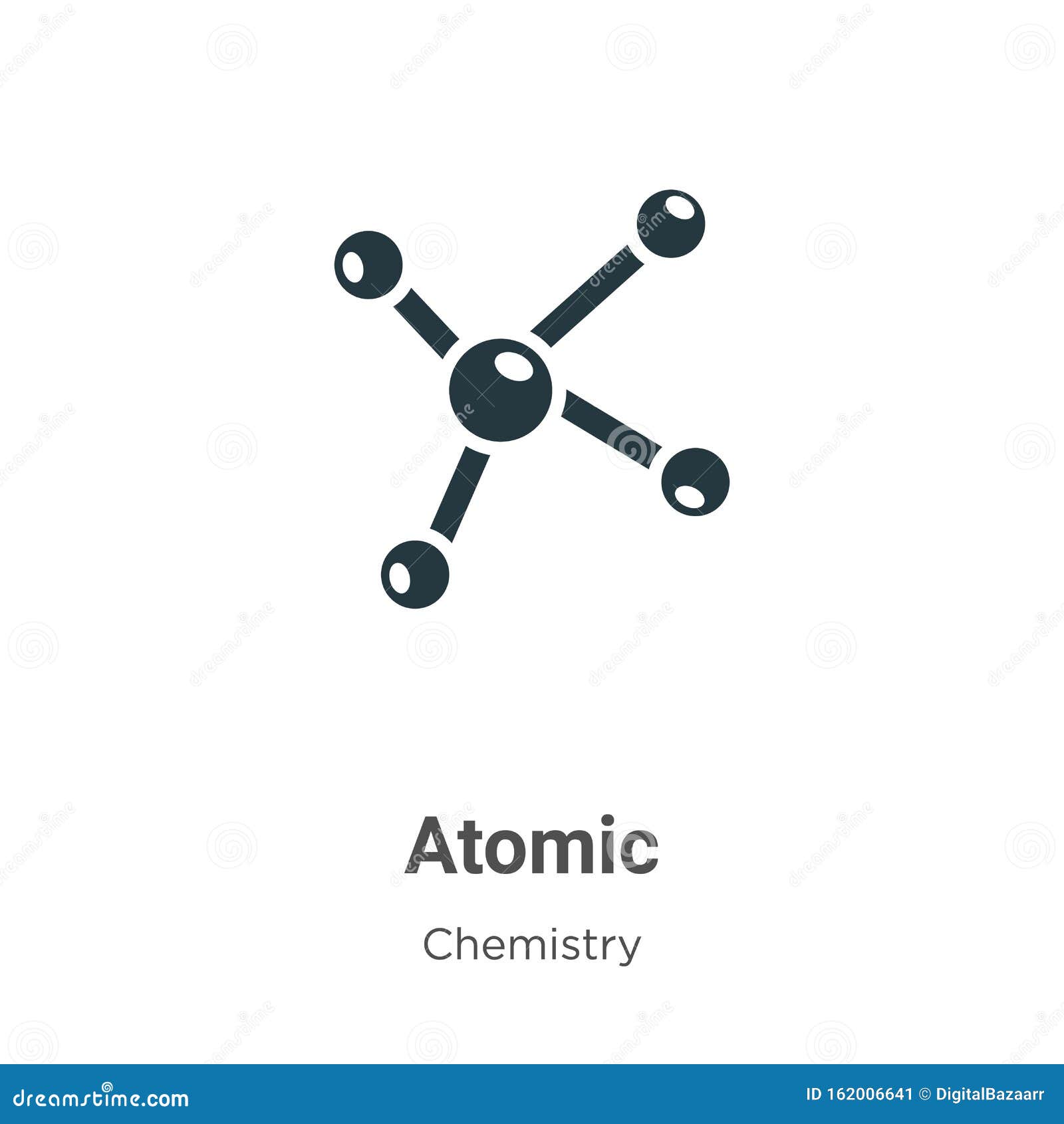 Atomic Vector Icon Isolated On Transparent Background, Linear At ...