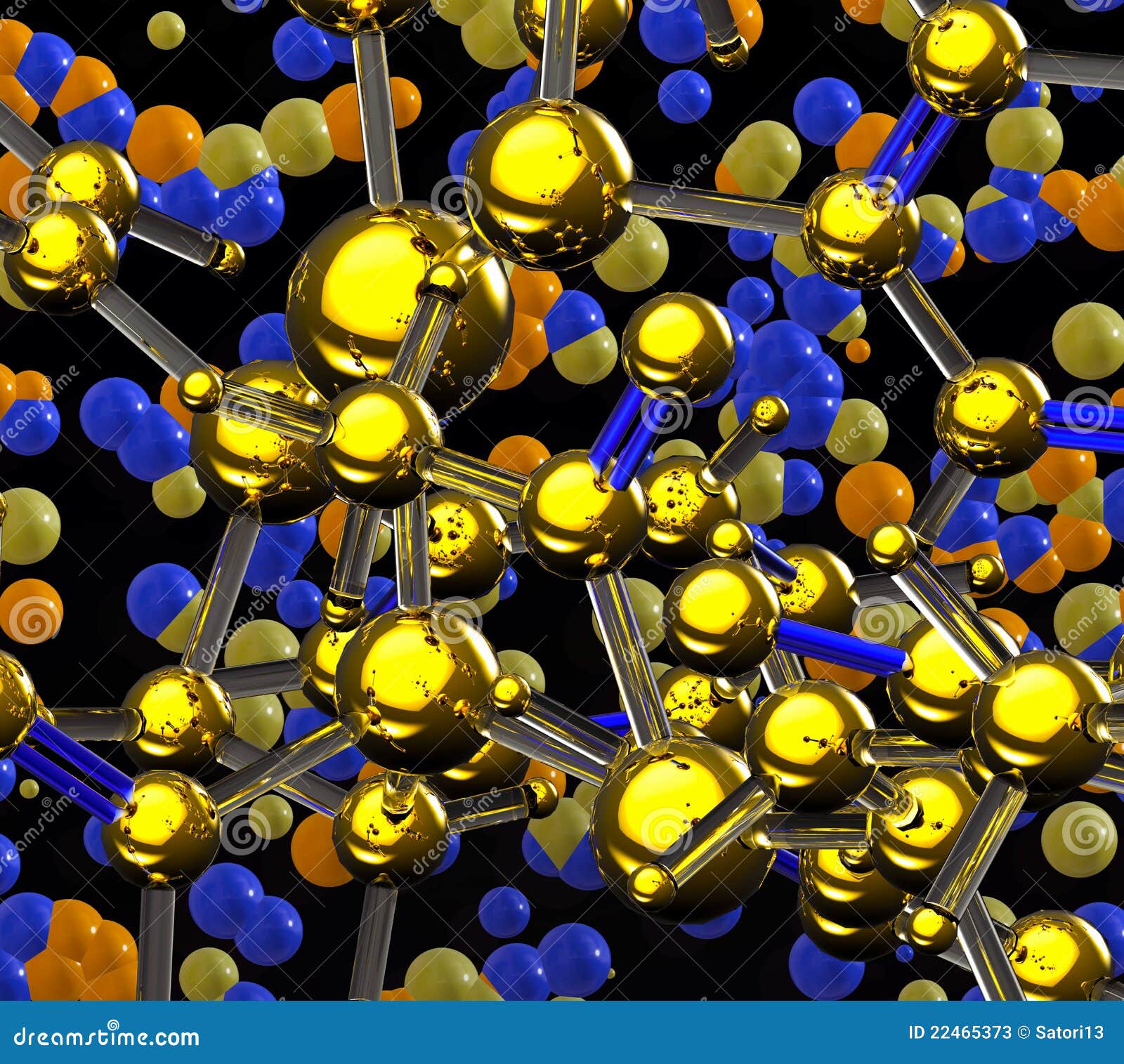 Atomic world stock illustration. Illustration of abstract - 22465373