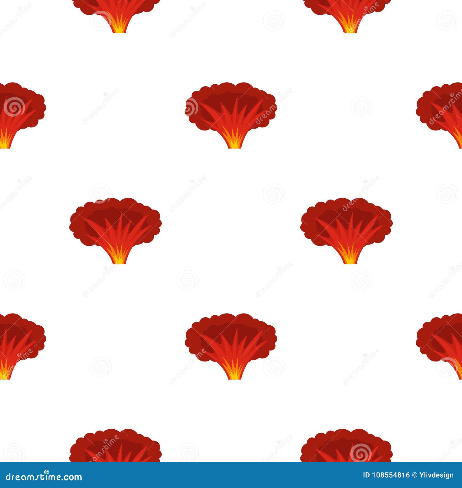 Atomical Explosion Pattern Seamless Stock Vector - Illustration of ...