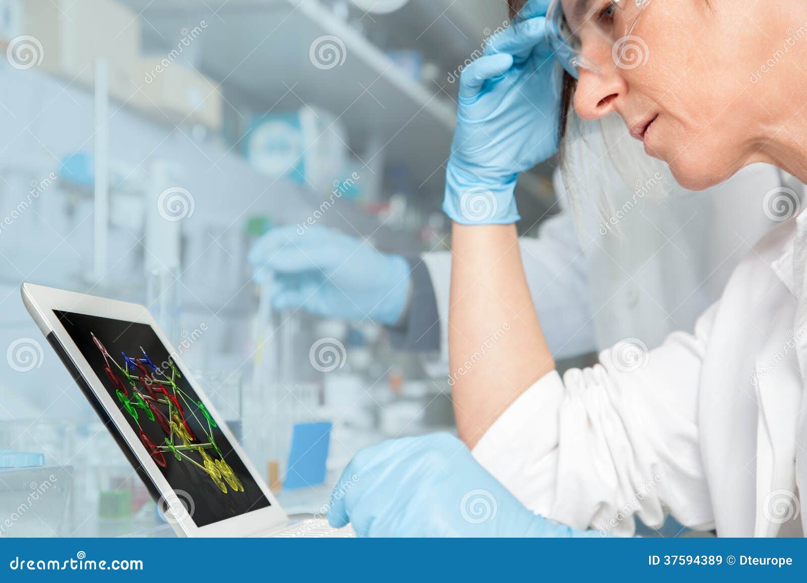 Atomical structure study stock image. Image of molecular - 37594389