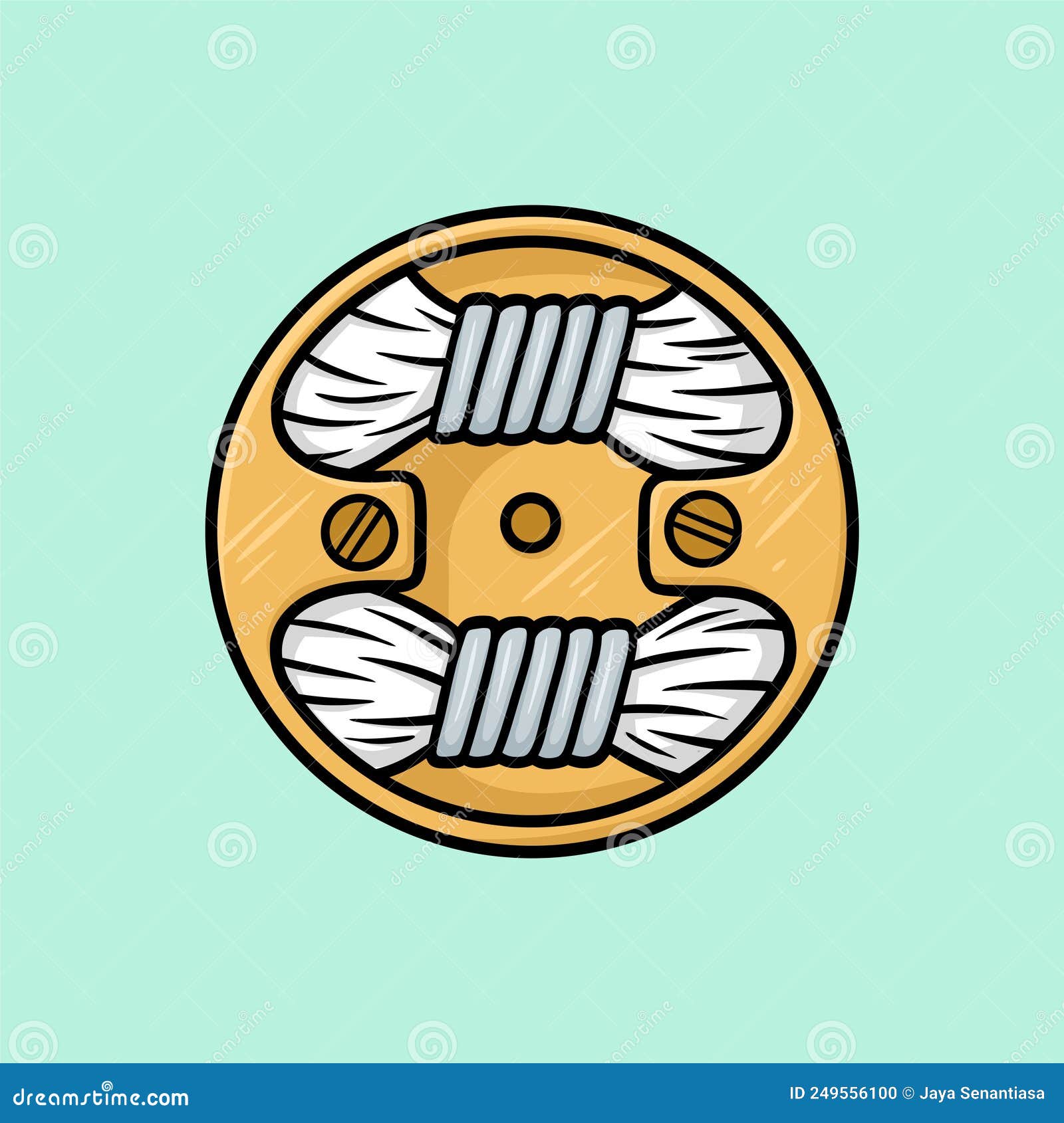 Atomizer RDA Double Coil Vector Cartoon Illustration Stock Vector ...