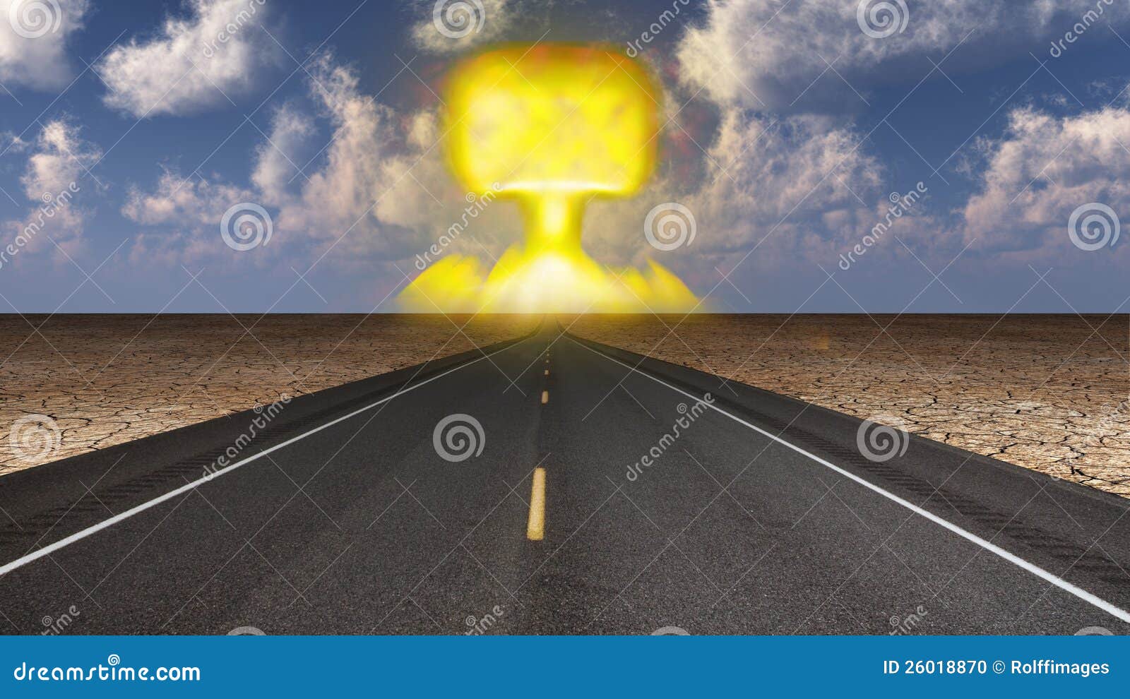 Atompilz stock abbildung. Illustration von wolke, energie - 26018870