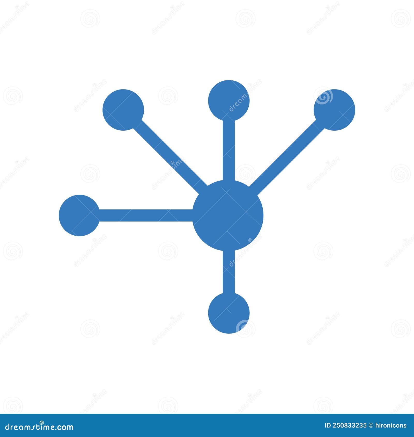 Atoms, Bond, Carbon, Physics Icon. Blue Color Design Stock Vector ...