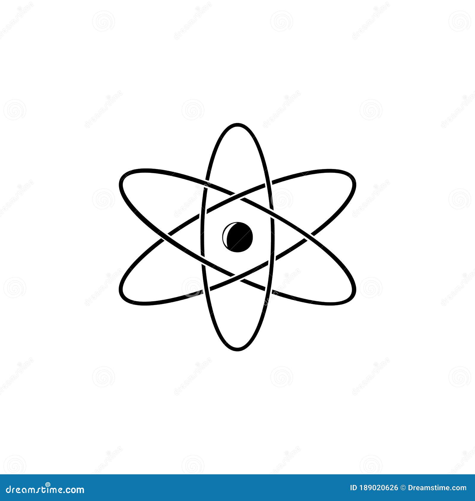 Atoms Icon. Element of Science for Mobile Concept and Web Apps ...
