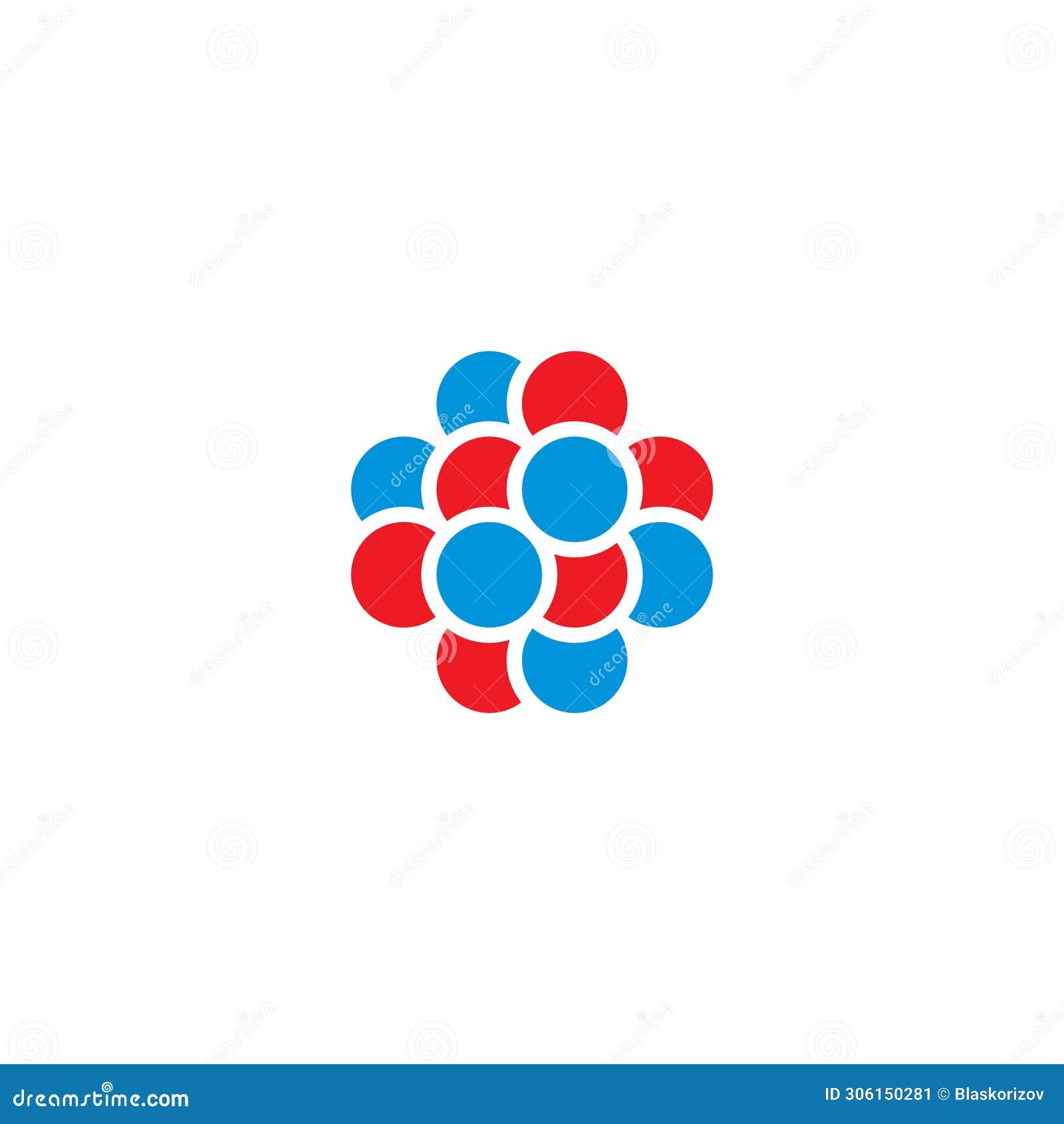 Atoms Molecule Logo Icon Vector Symbol Stock Vector - Illustration of ...