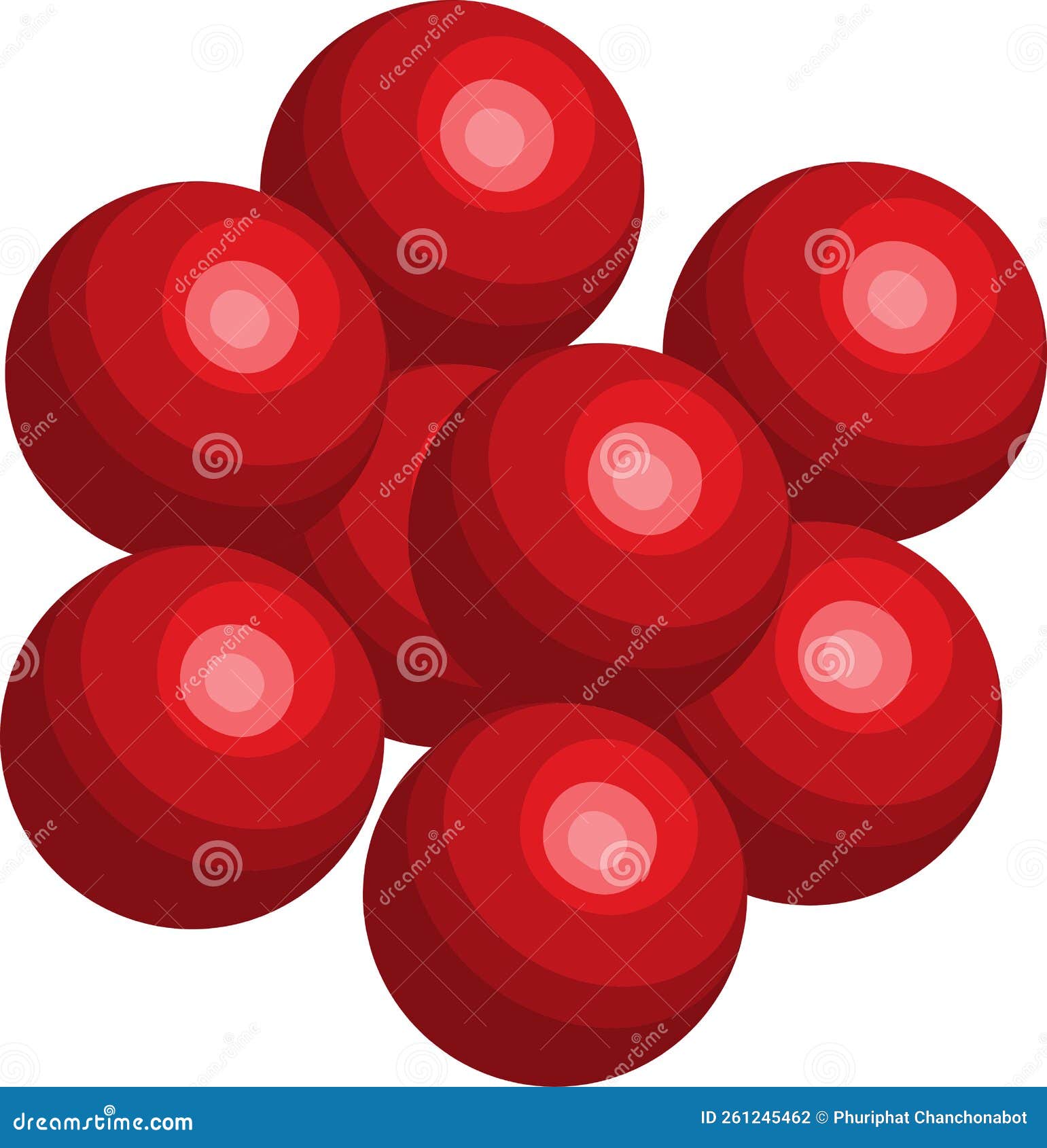 Atoms and Molecules Illustration in 3D Isometric Style Stock Vector ...