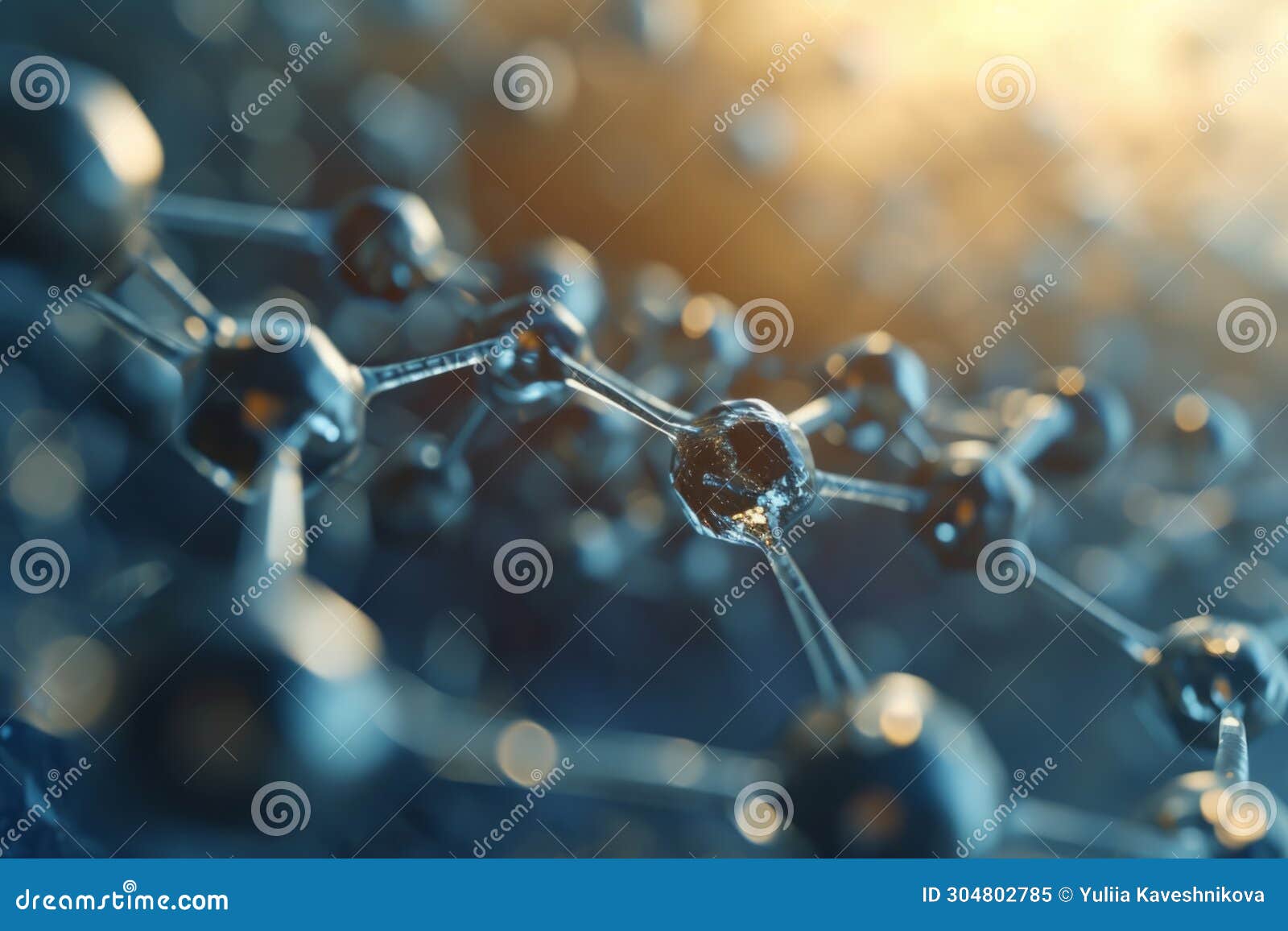 Atoms Molecules Magnification Microscope Atom Particles Hydrogen Bonds ...