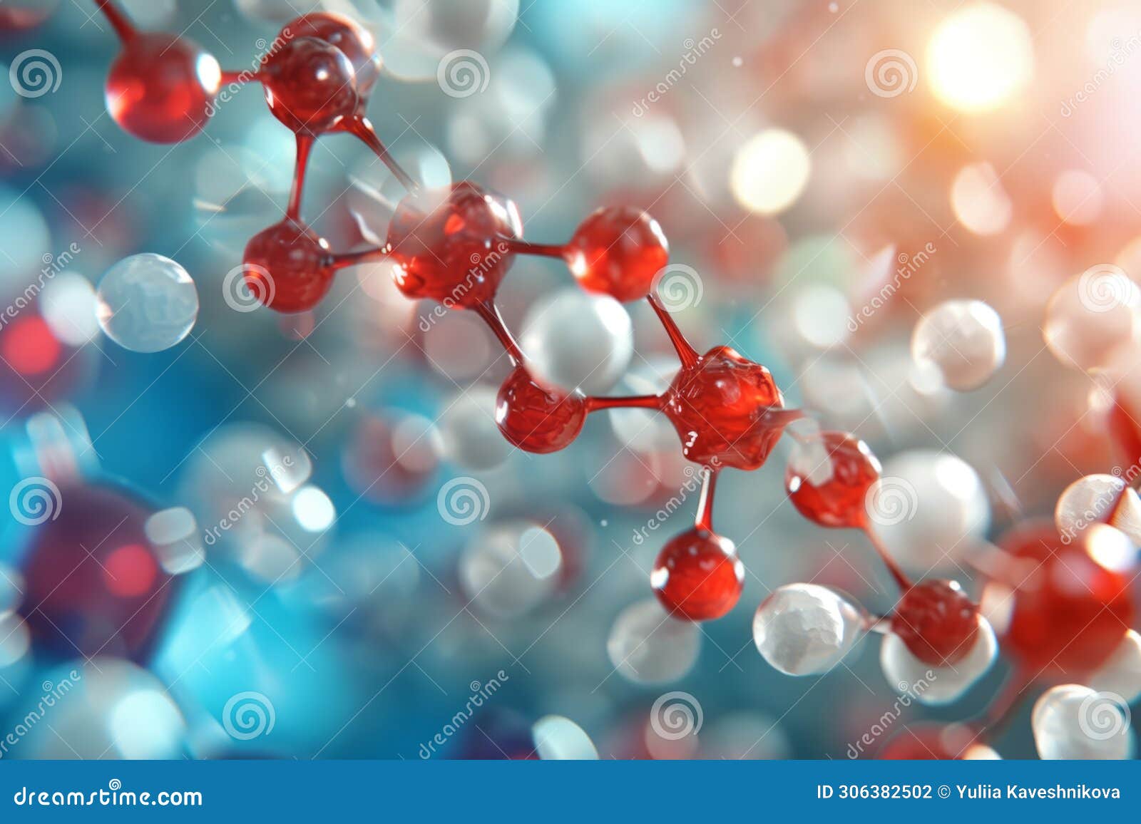Atoms Molecules Magnification Microscope Atom Particles Hydrogen Bonds ...