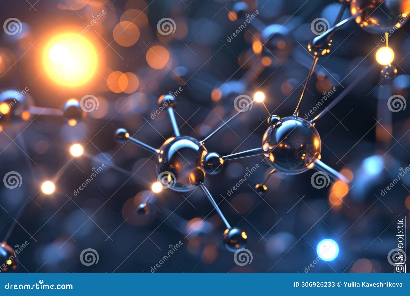 Atoms Molecules Magnification Microscope Atom Particles Hydrogen Bonds ...