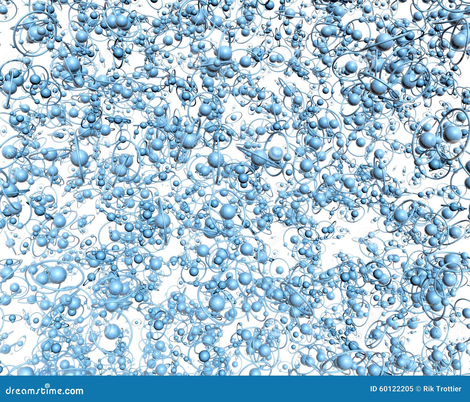 Atoms random stock illustration. Illustration of neutron - 60122205