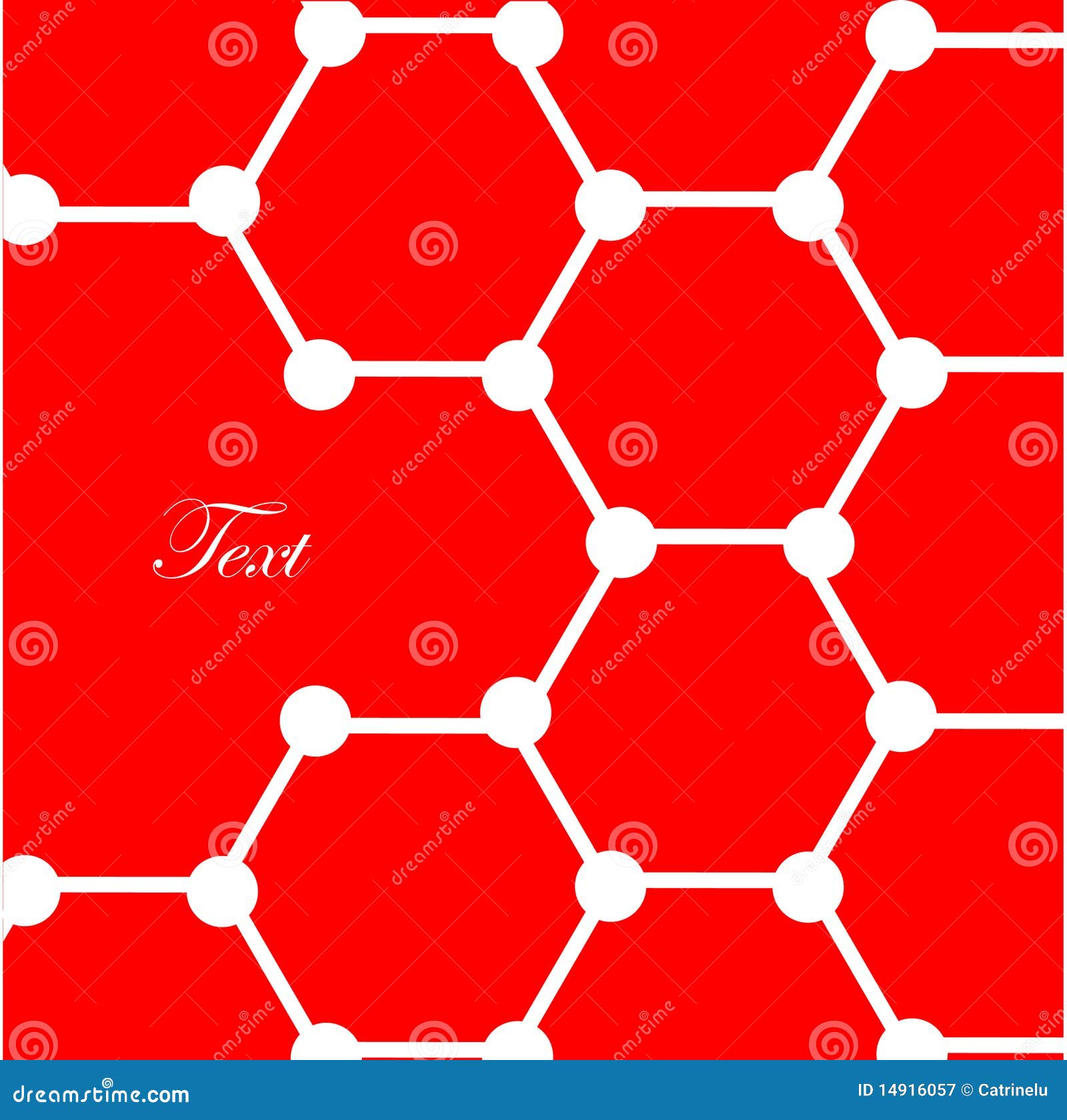 Atoms on red background stock vector. Illustration of medical - 14916057