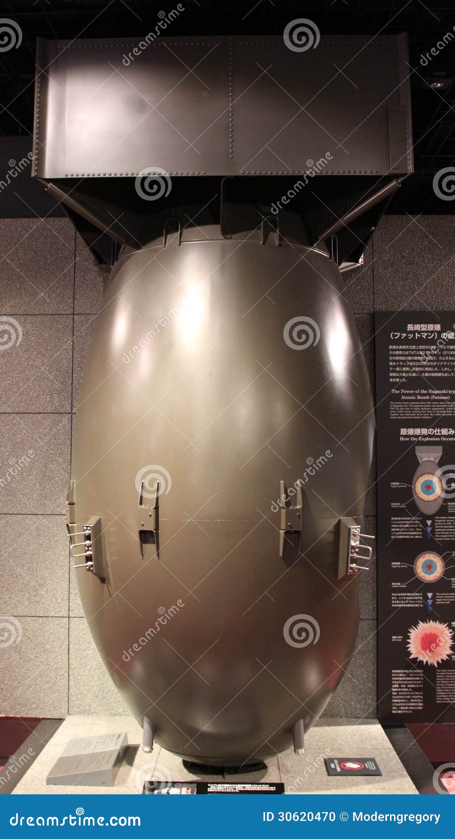 Atoombom Bij Het Museum Van Nagasaki Redactionele Afbeelding - Image of ...