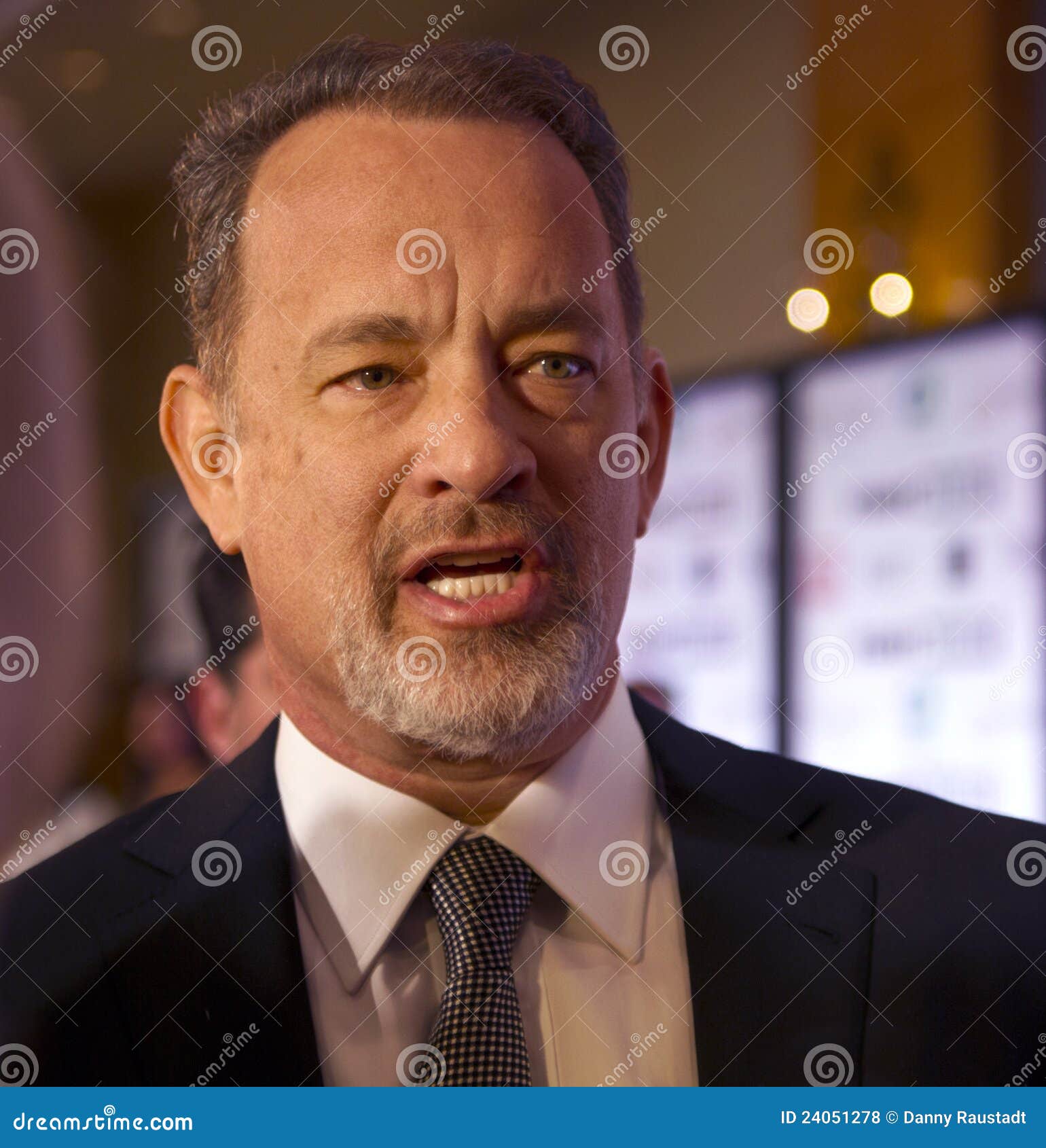 Ator Americano Tom Hanks E Sua Esposa Rita Wilson Foto de Stock ...