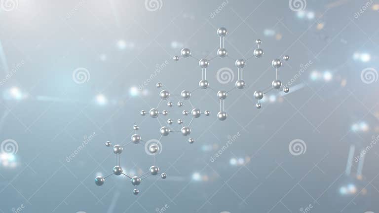 Atovaquone Molecular Structure, 3d Model Molecule, Antimicrobial ...