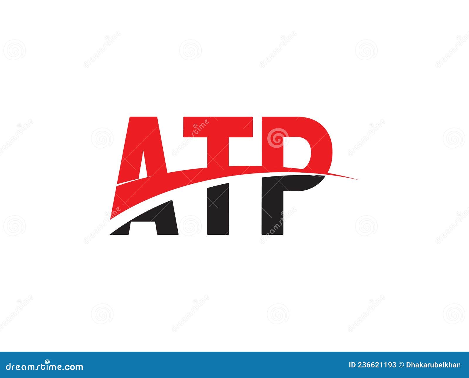 ATP Letter Initial Logo Design Vector Illustration Stock Vector ...
