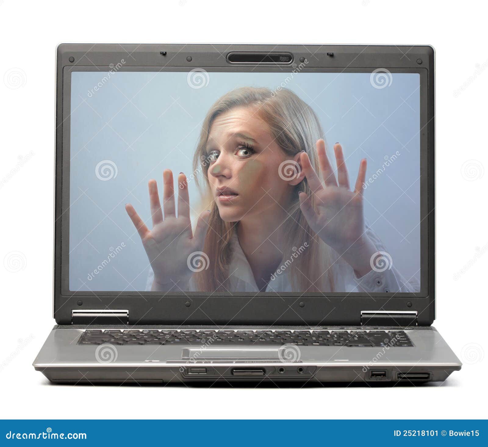 Atrapado en la red imagen de archivo. Imagen de concepto - 25218101