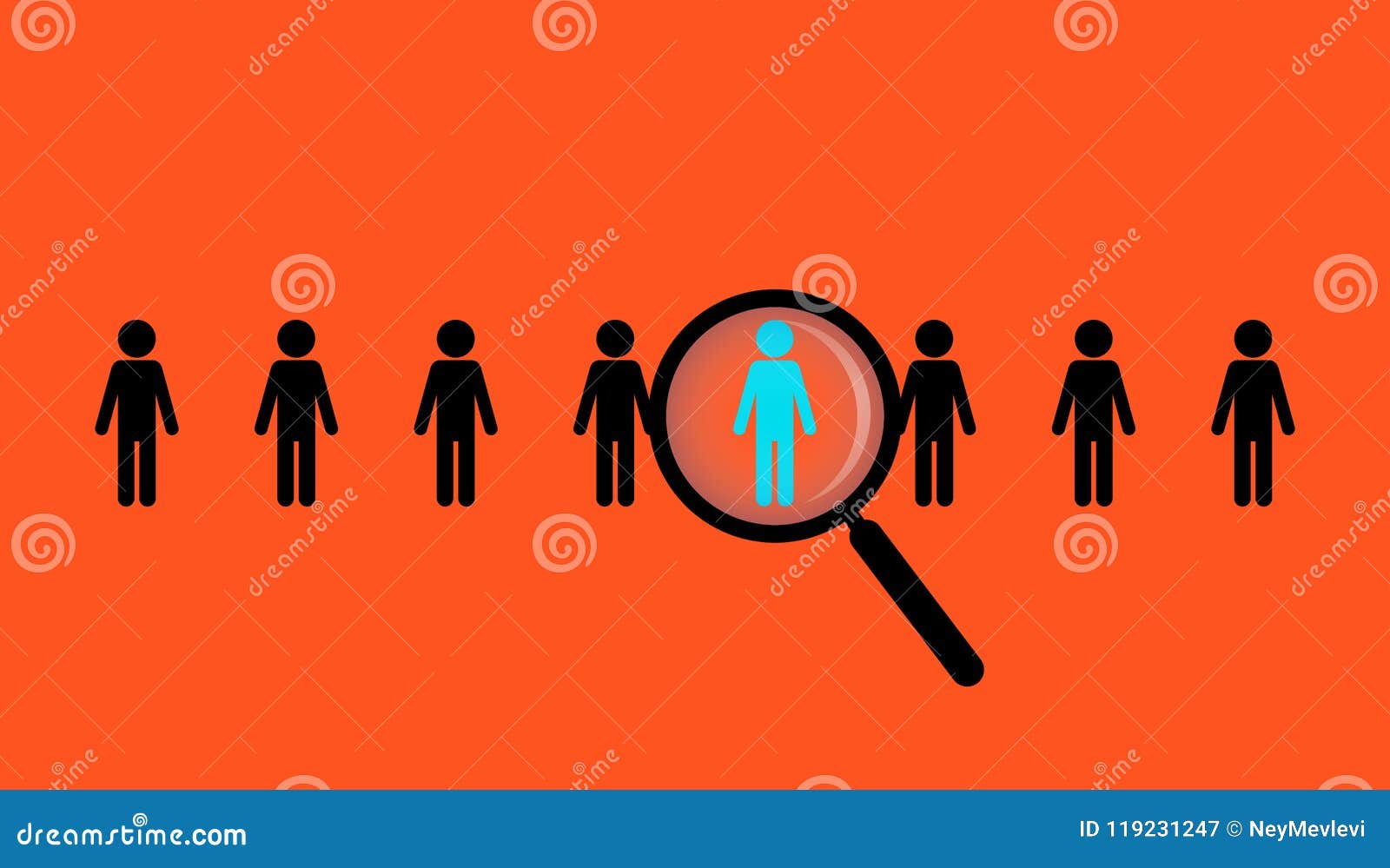 Atrevimiento Del Ejemplo a Ser Diferente Para El Bueno Ilustración del ...