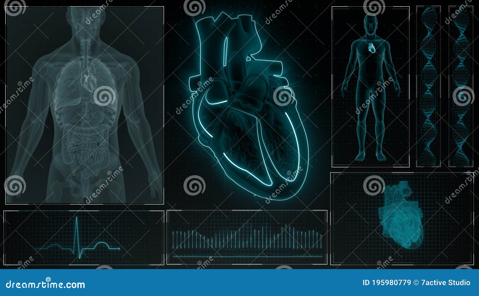 AV and SA Node Signals or Atrioventricular and Sinoartial Node Signal ...