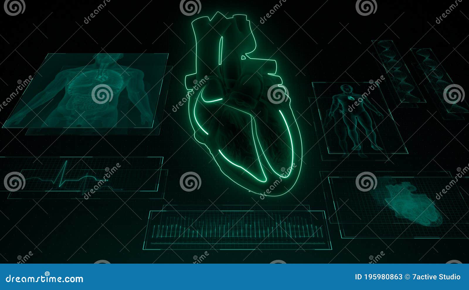 AV and SA Node Signals or Atrioventricular and Sinoartial Node Signal ...