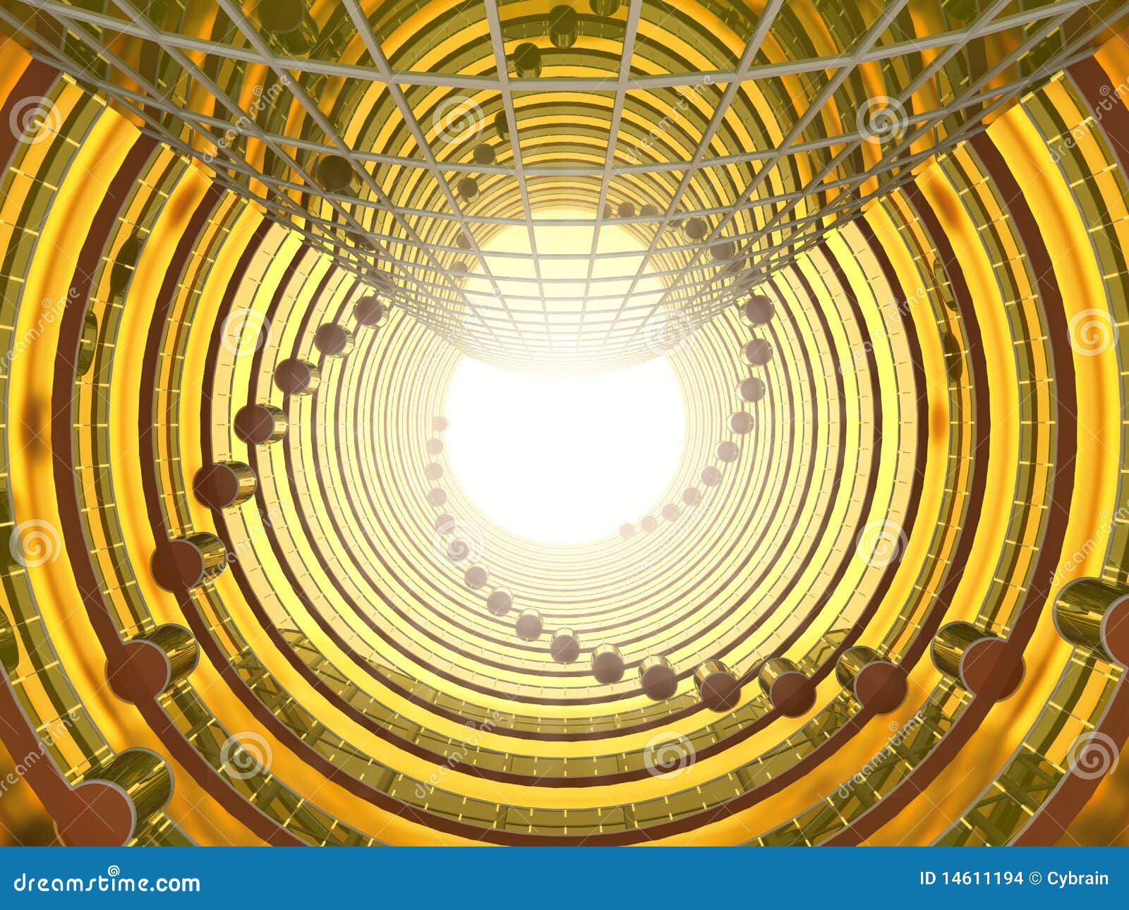 Atrium stock illustration. Illustration of corporate - 14611194