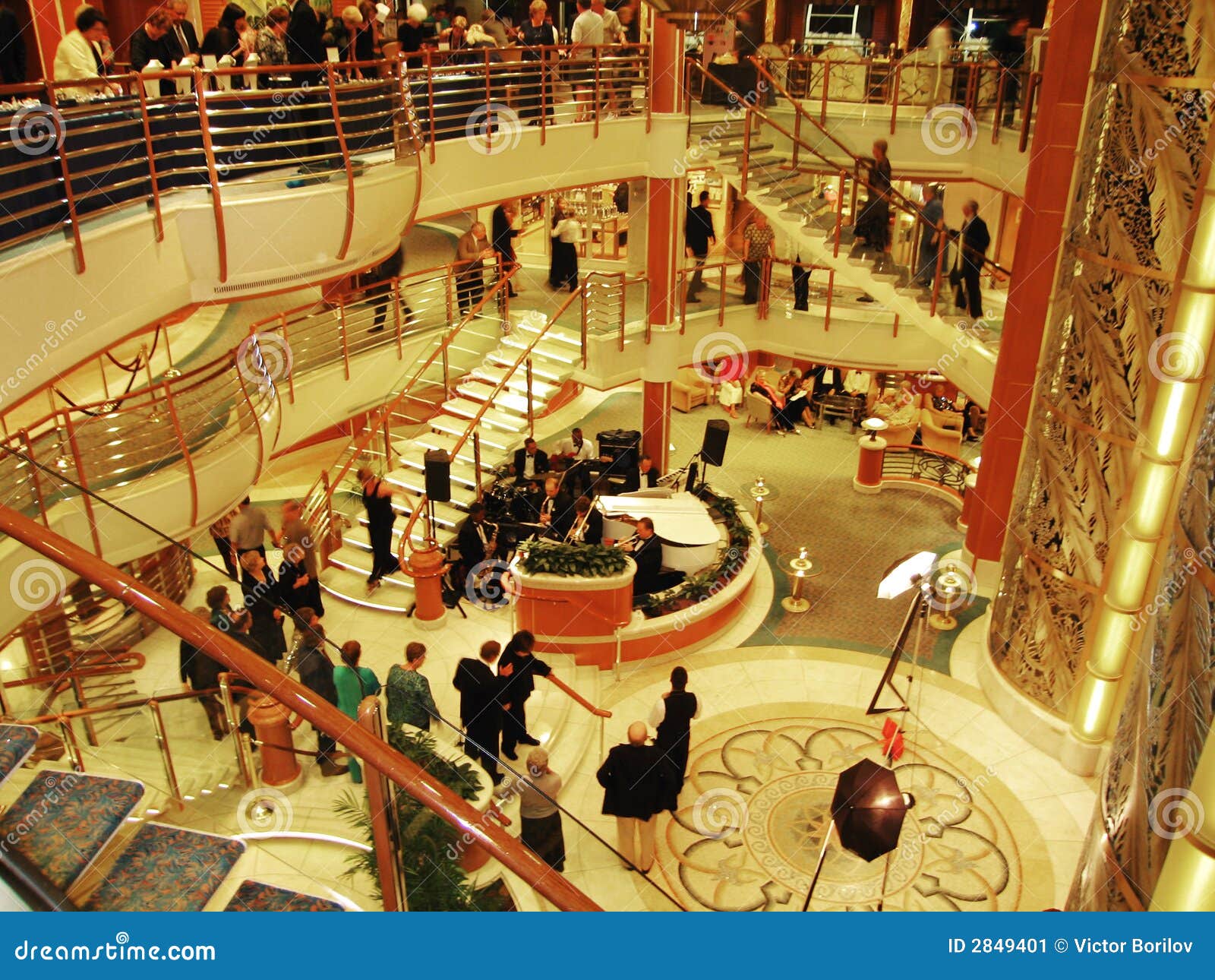 Atrium stock image. Image of dinner, cafe, appointed, hall - 2849401