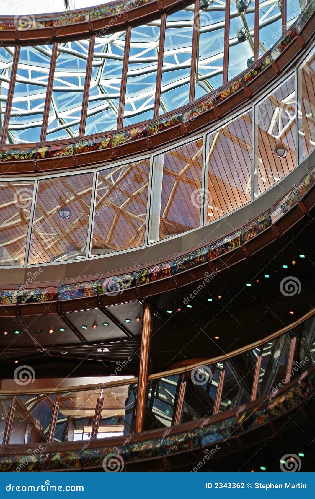 Atrium Architectural Abstract Stock Photo - Image of high, abstract ...