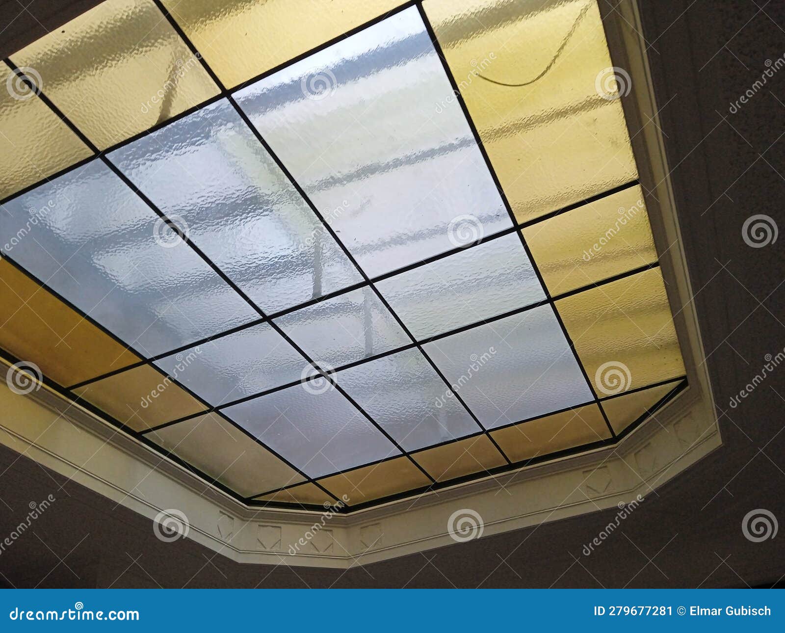 Atrium in Architecture with Light from Above Stock Image - Image of ...