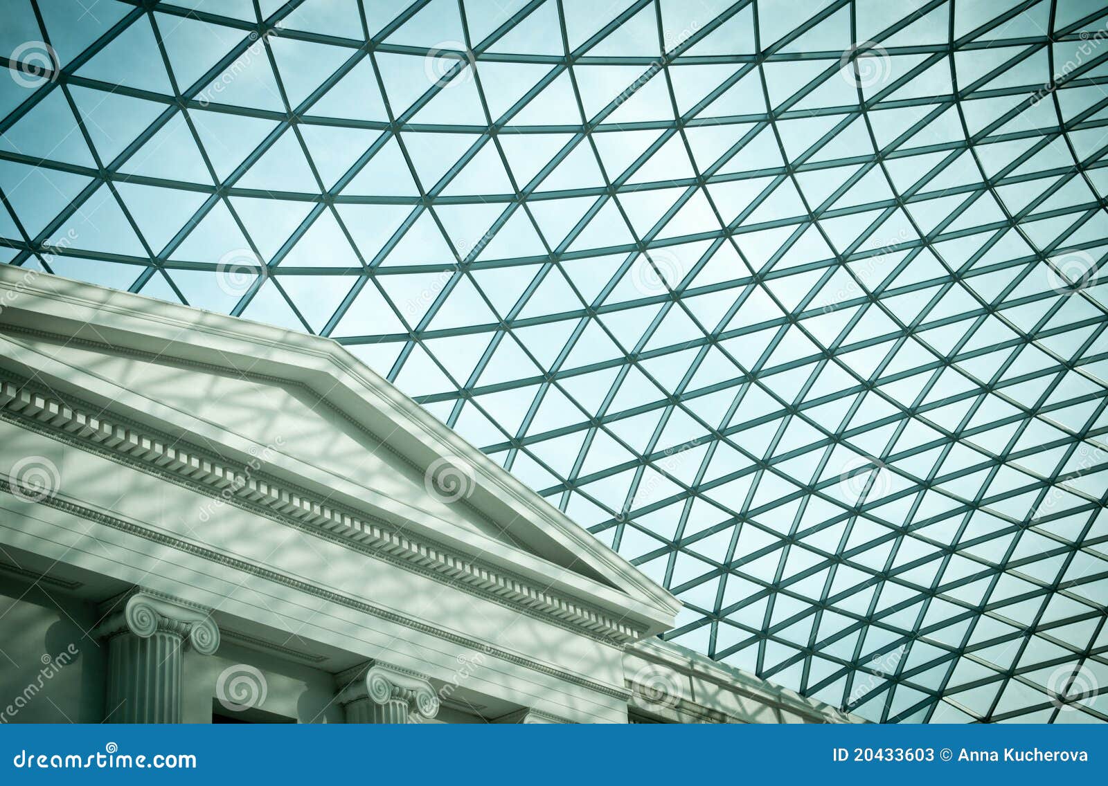 Atrium of the British Museum Editorial Stock Photo - Image of history ...