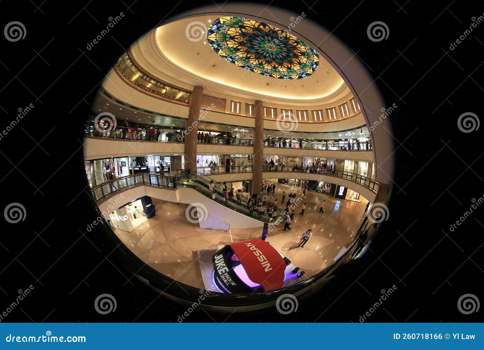 Atrium of Harbour City, Tsim Sha Tsui 22 April 2012 Editorial Photo ...