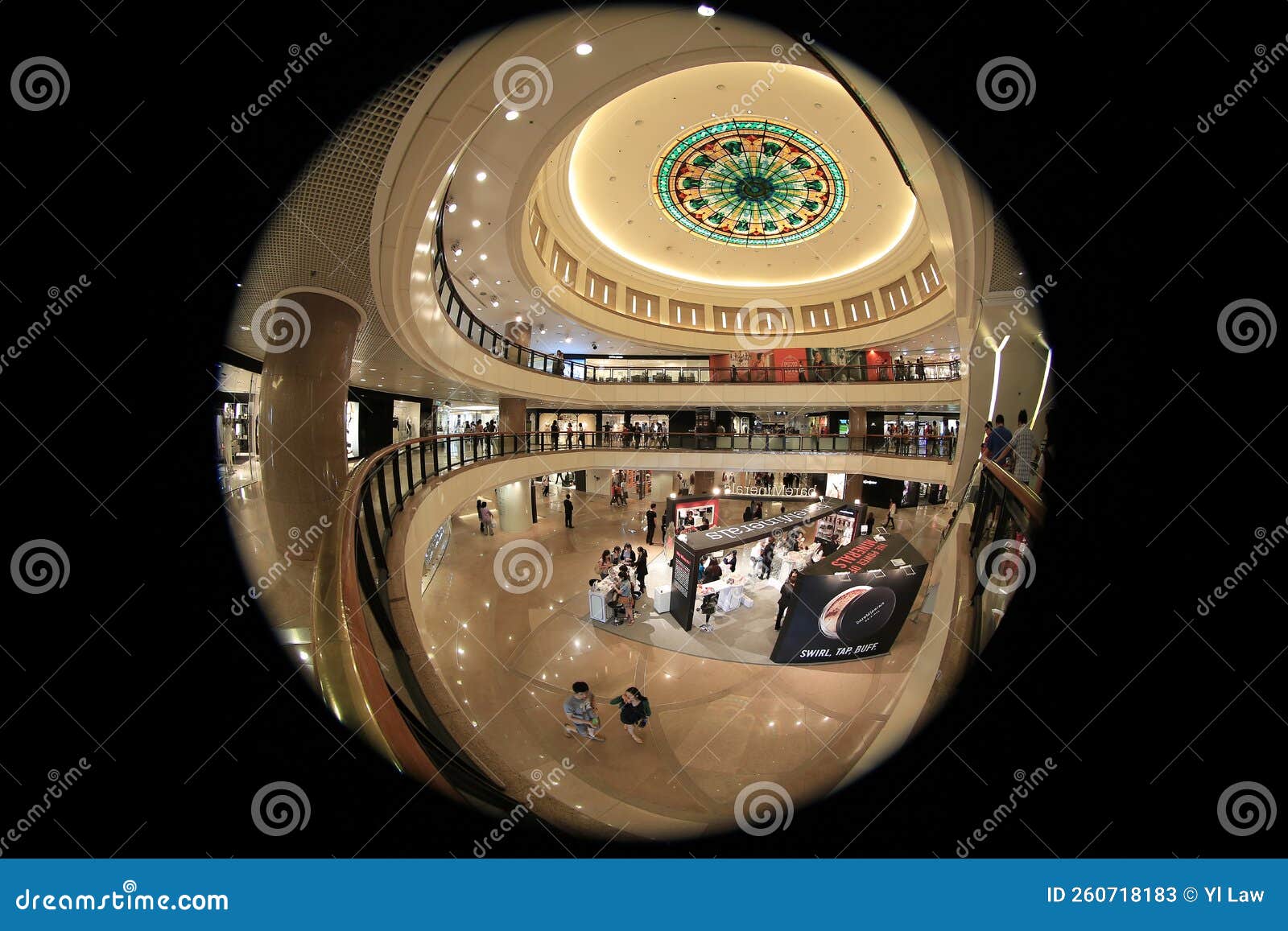 Atrium of Harbour City, Tsim Sha Tsui 22 April 2012 Editorial Stock ...