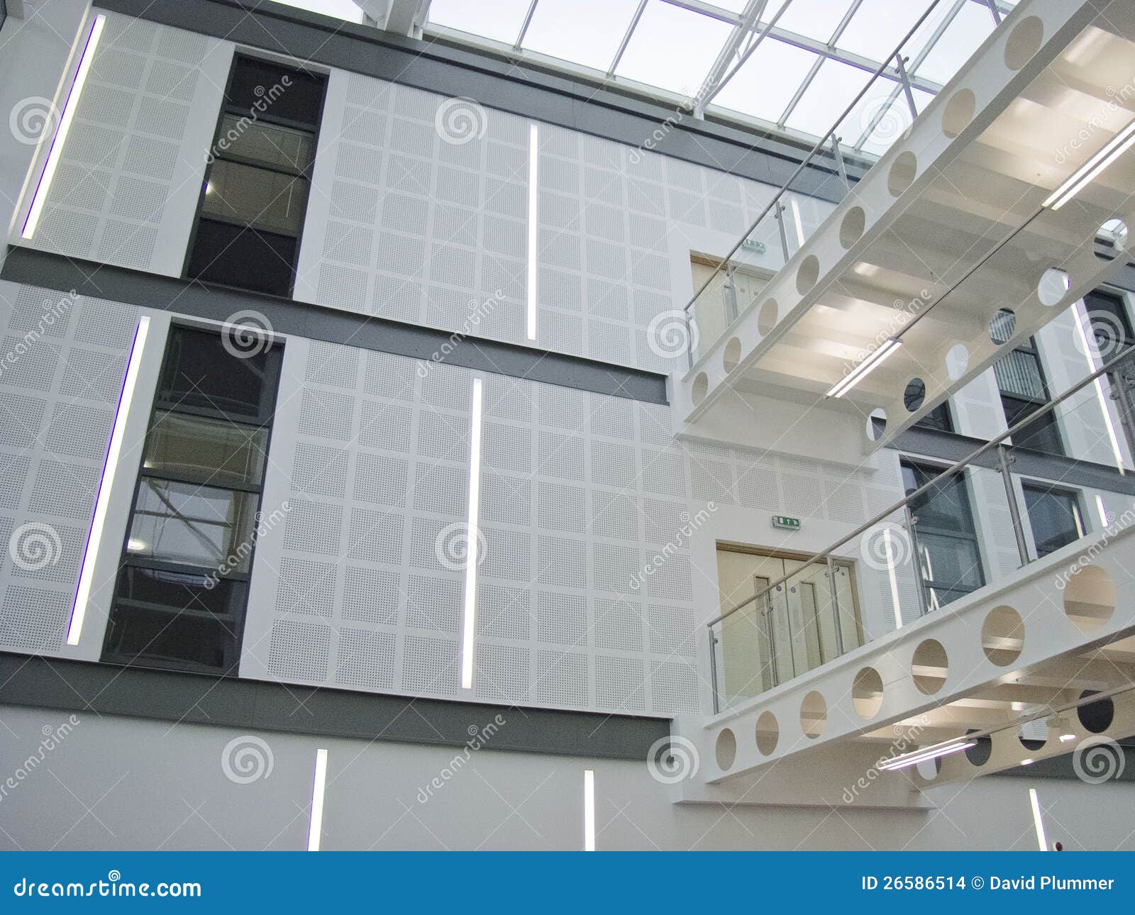 Atrium Walkway stock photo. Image of lights, desk, workplace - 26586514