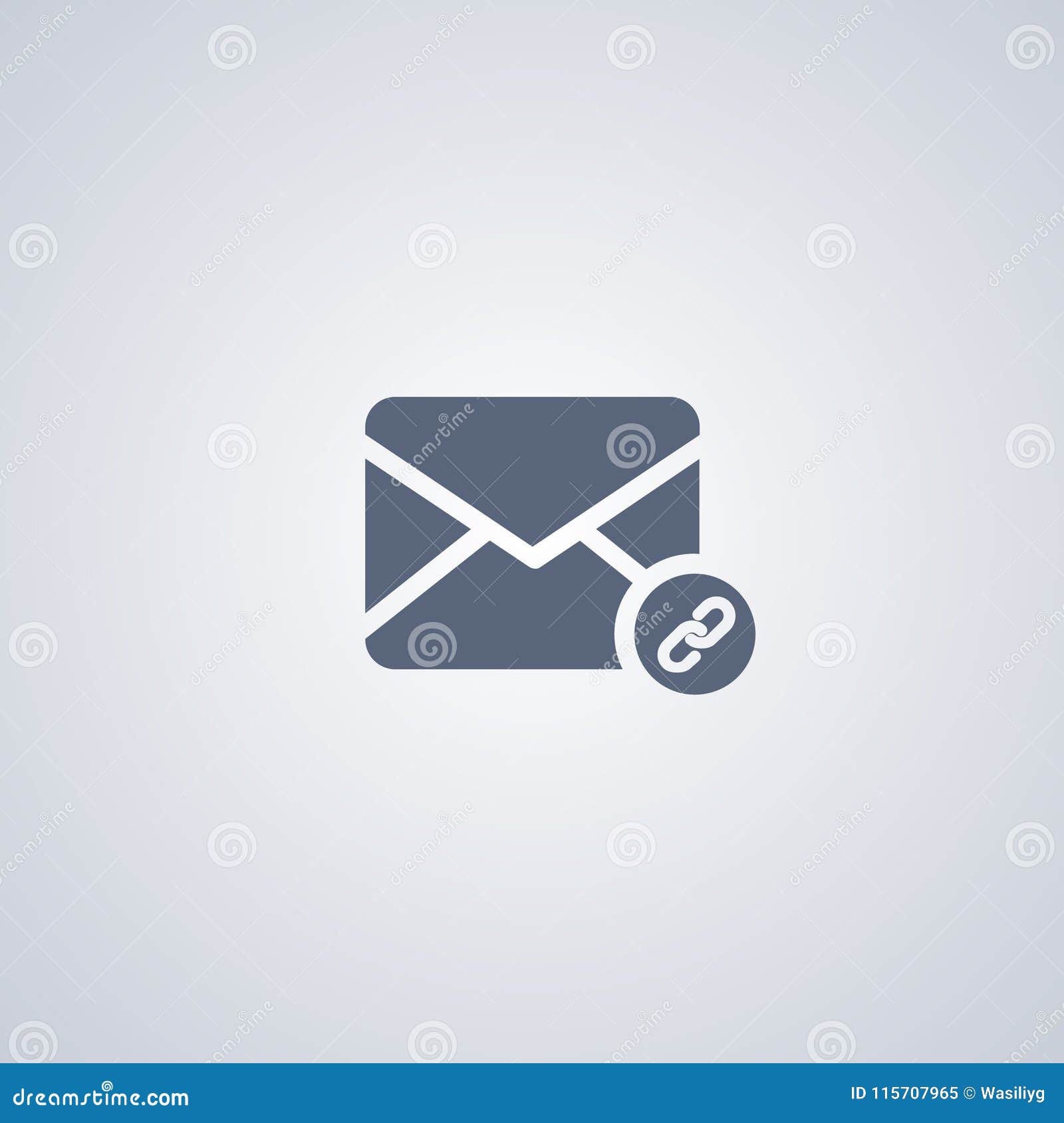 Attach, Assign E-mail, Vector Best Flat Icon Stock Vector ...