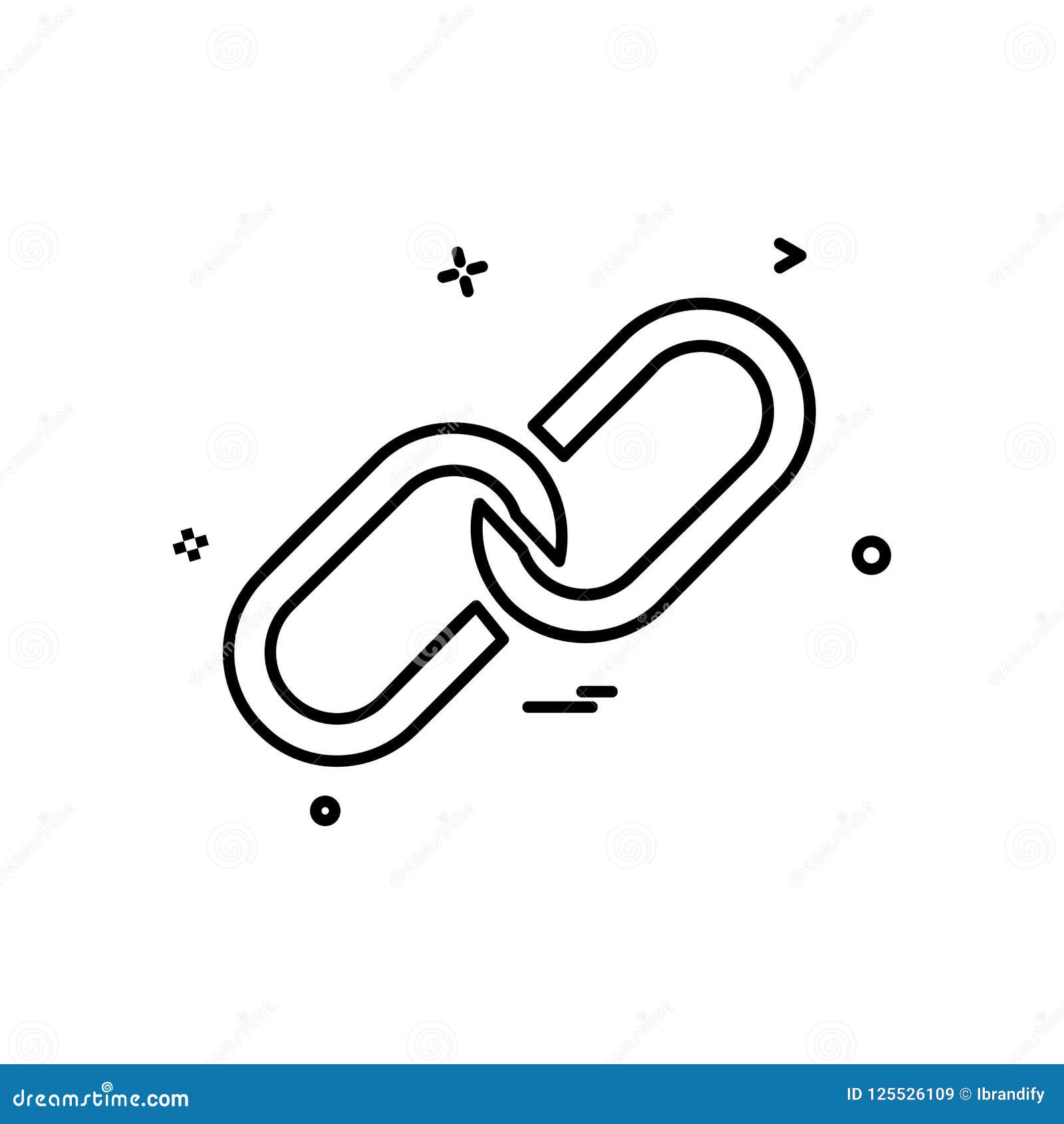 Attach icon vector design stock vector. Illustration of graphics ...