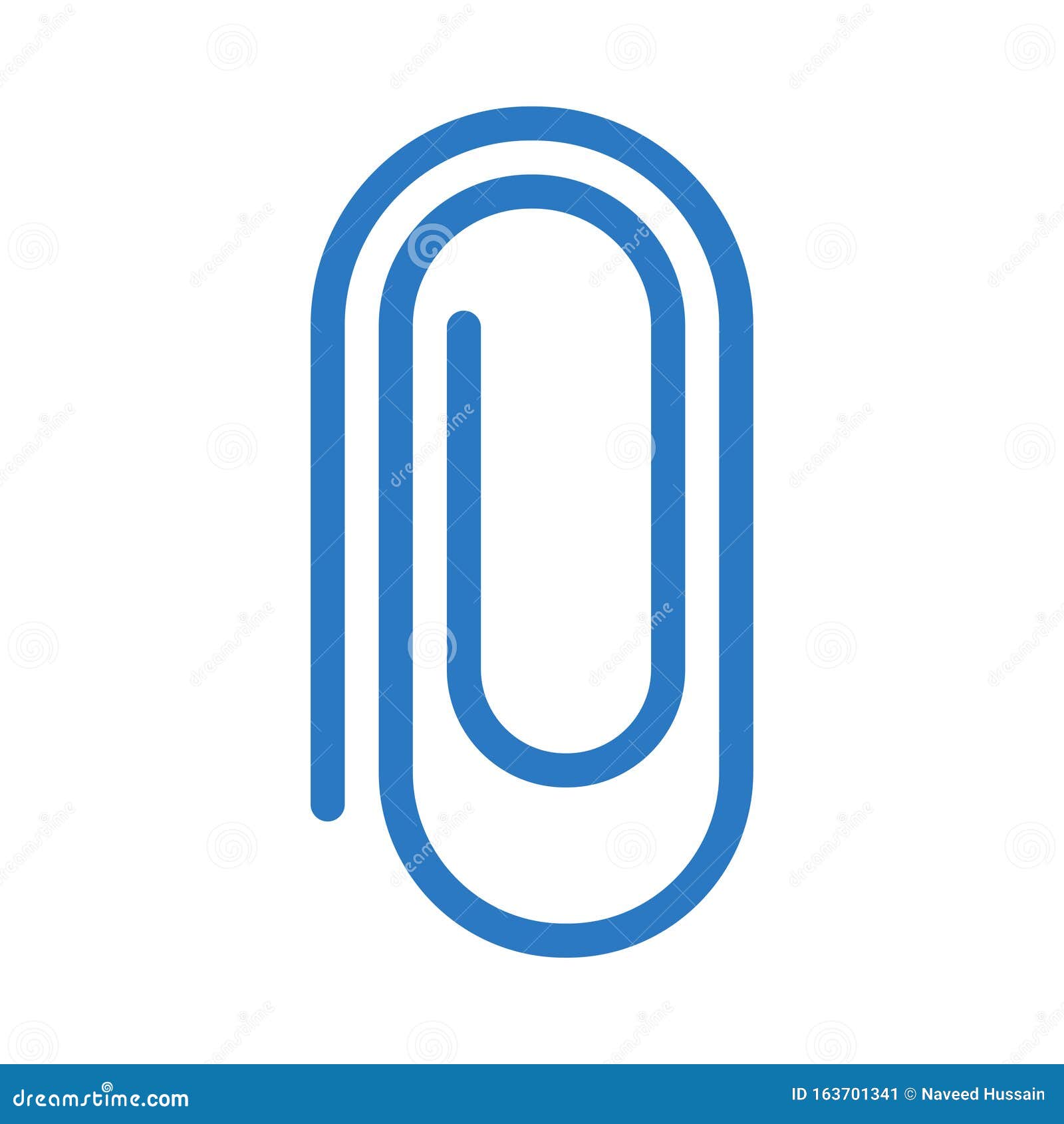 Attach Vector Glyph Color Icon Stock Vector - Illustration of ...