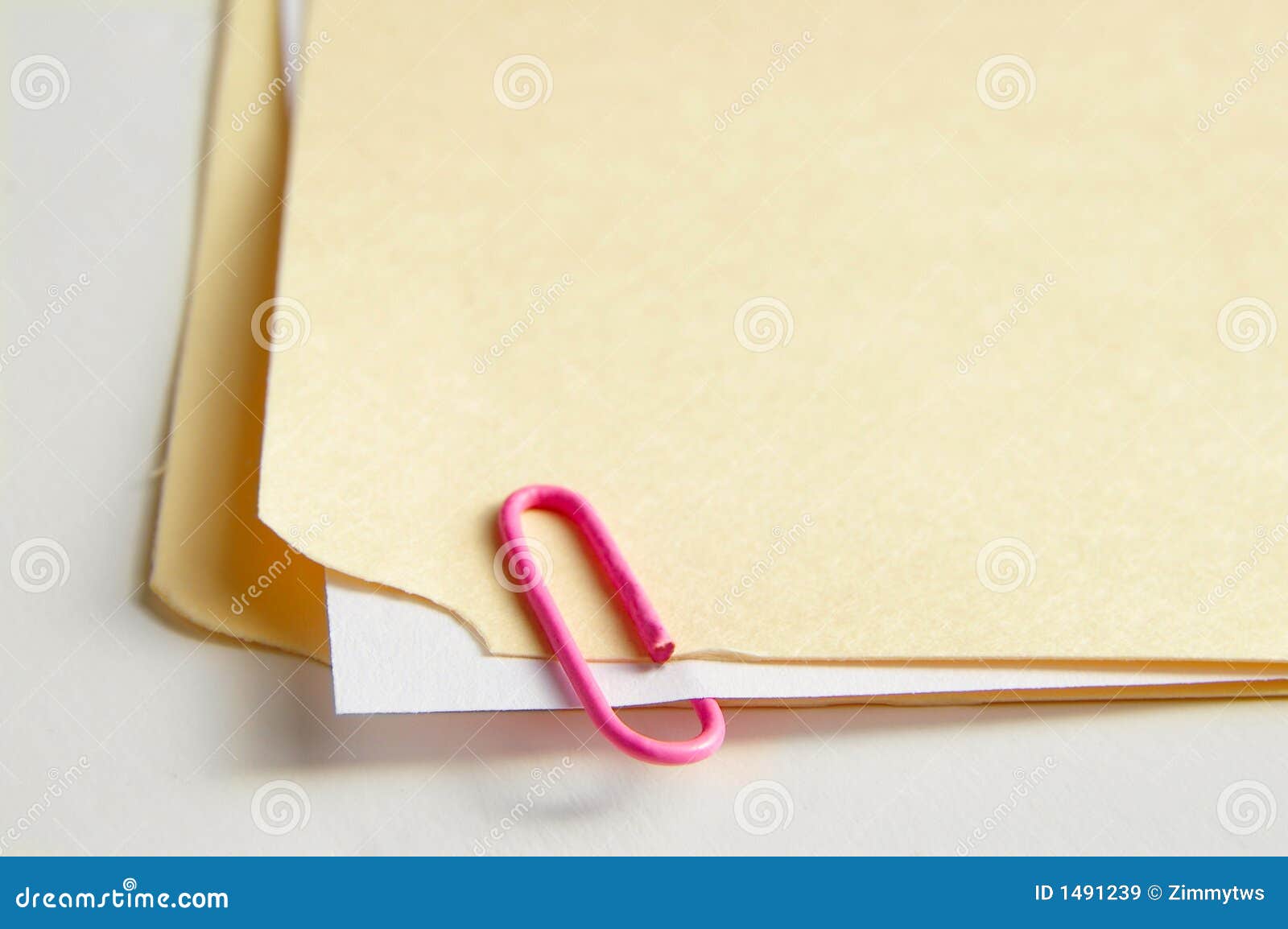 Attached paper stock image. Image of record, important - 1491239