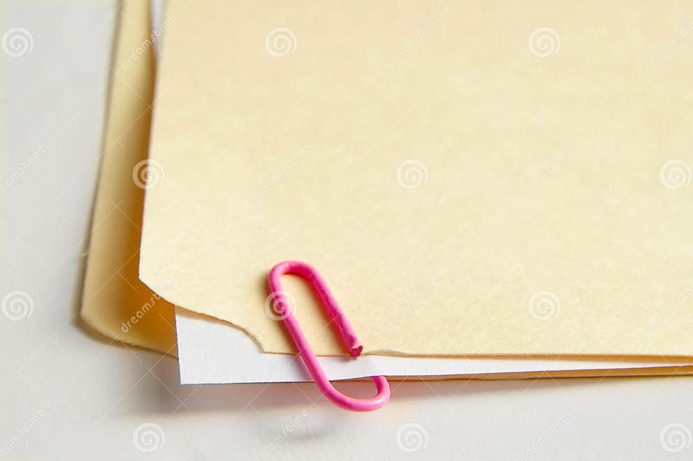 Attached paper stock image. Image of record, important - 1491239