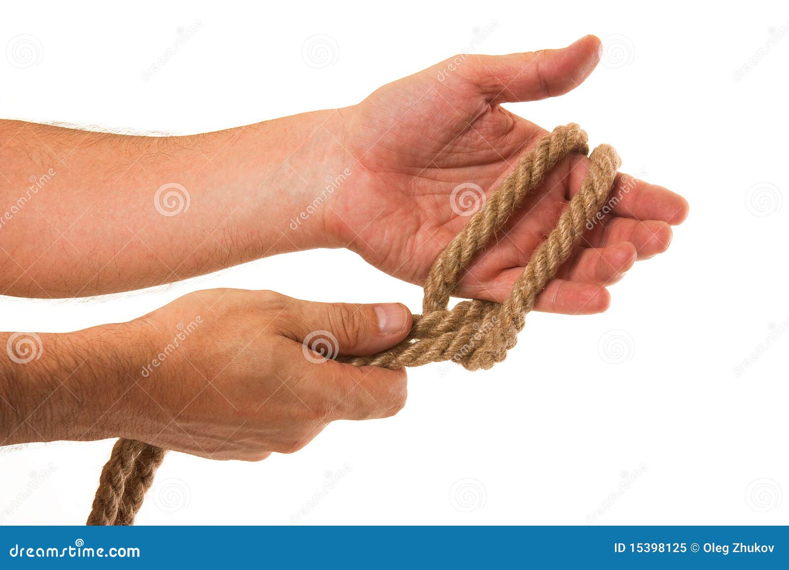 Attachement des cordes image stock. Image du cordage - 15398125