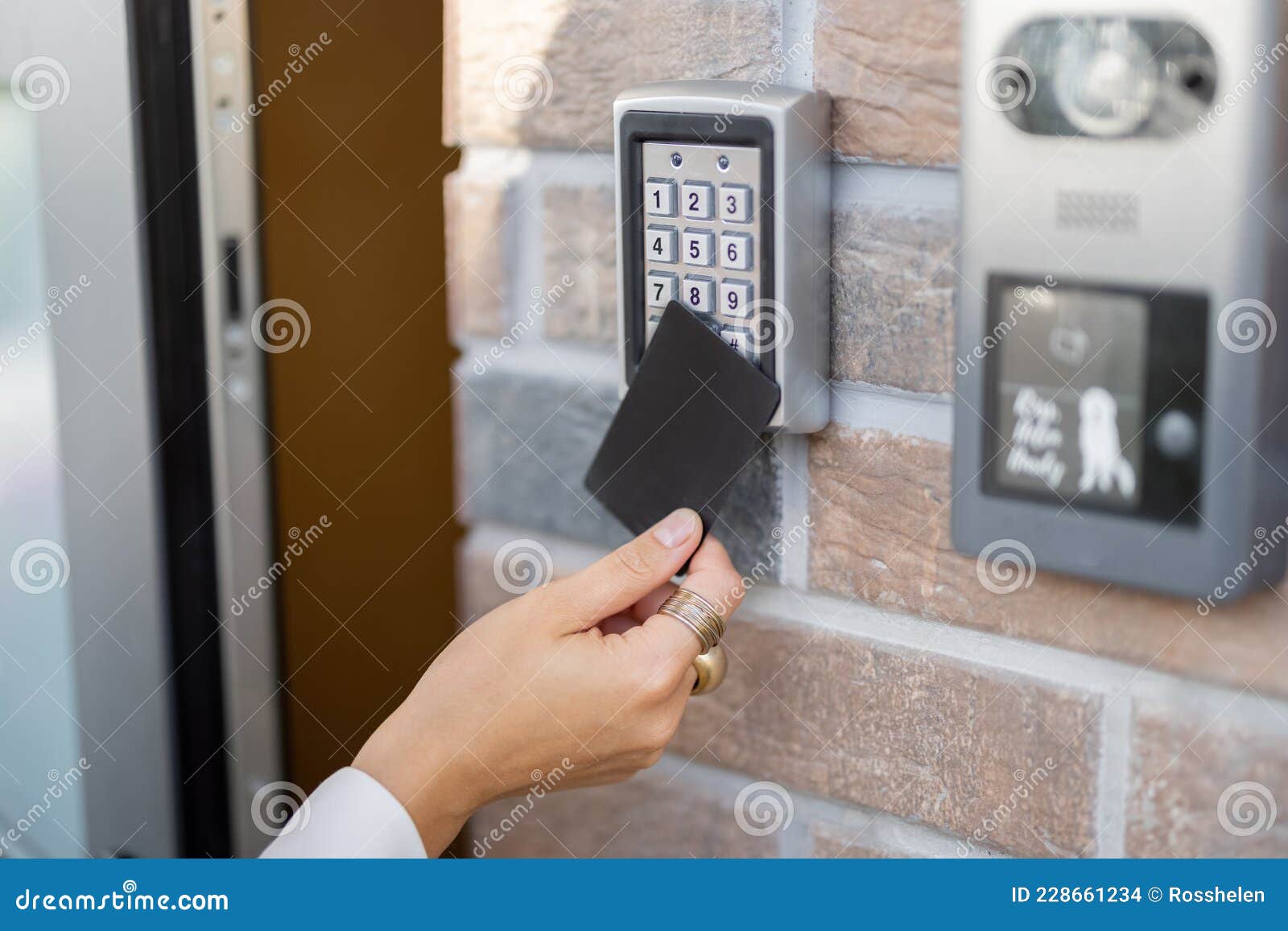 Attaching Card To the Electronic Reader To Access the Office or ...