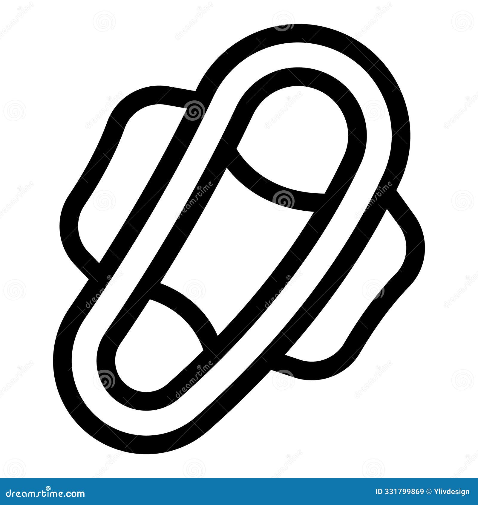 Attaching New Link Icon Showing Interconnected Chain Stock Vector ...