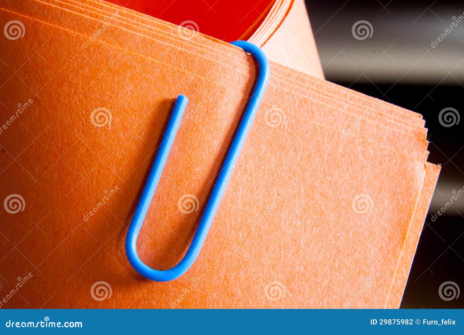 Paperclip stock photo. Image of address, information - 29875982