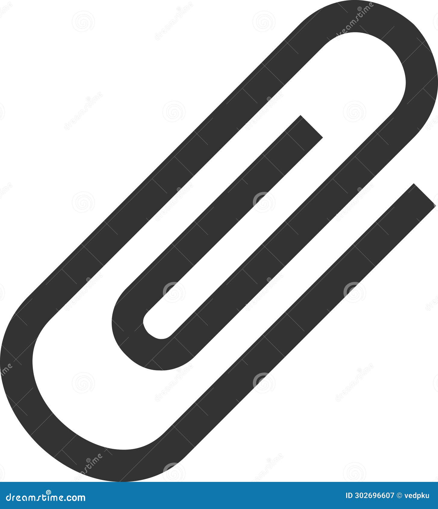 Attachment Sign in Vector Attachment File Clip Sign Stock Vector ...