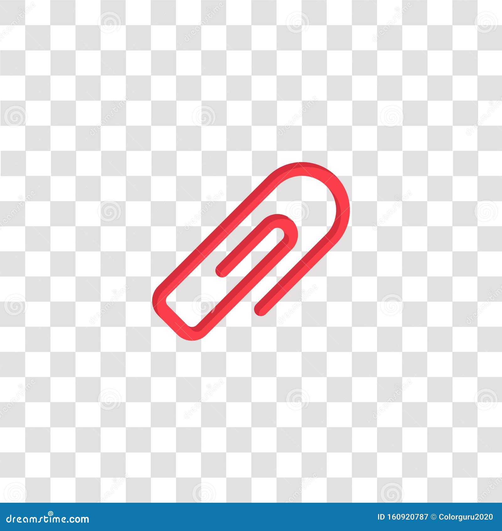 Attachments Icon Sign and Symbol. Attachments Color Icon for Website ...