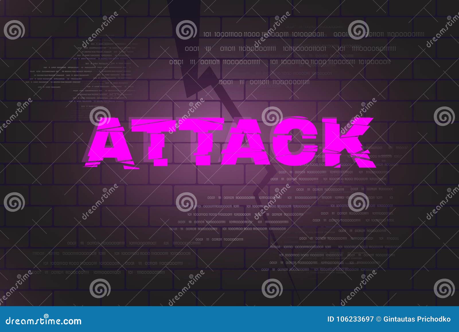 Attack abstract background stock vector. Illustration of electronic ...