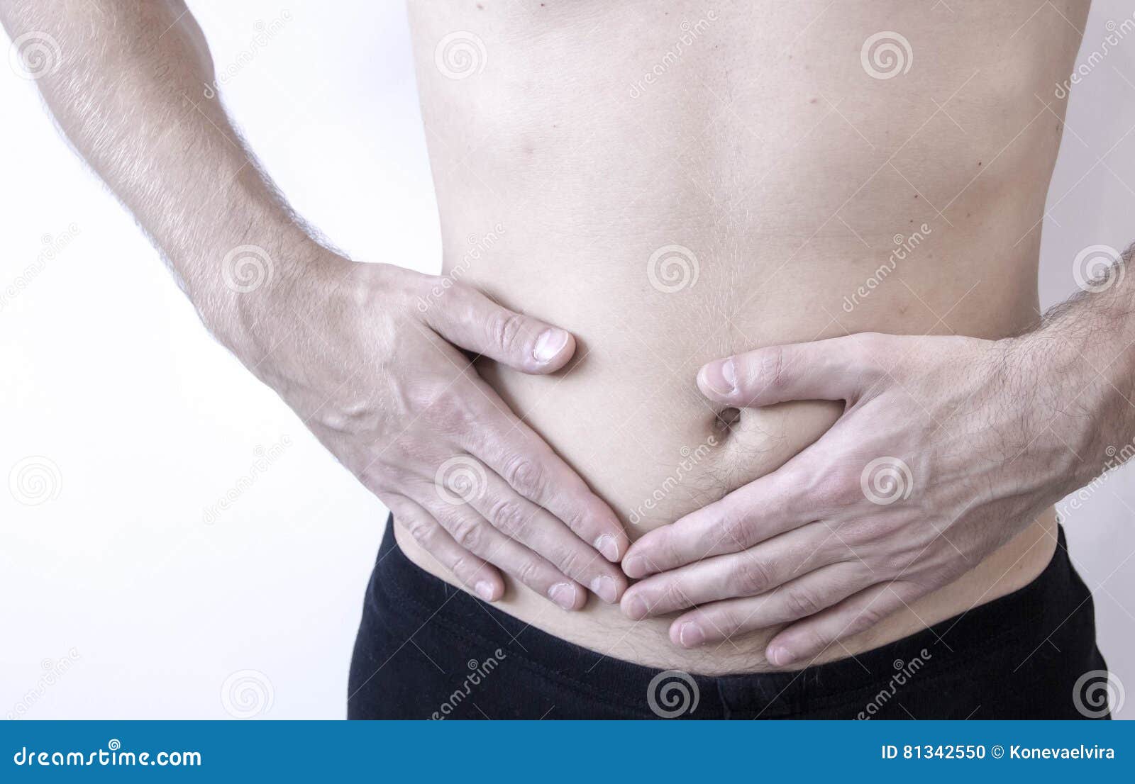 Attack of Appendicitis. Pain in the Right Side. . in the the Abdomen ...