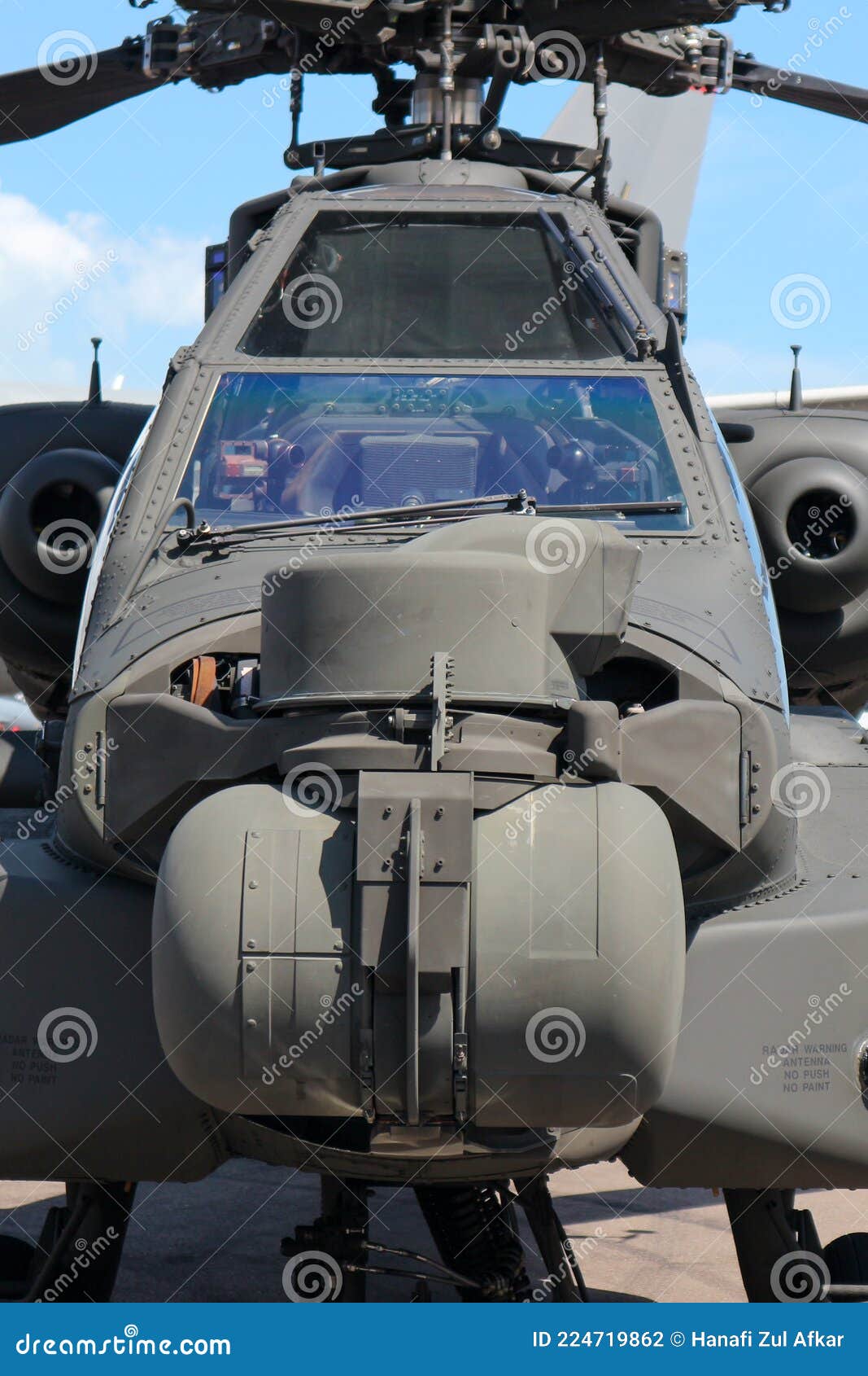 Attack Helicopter Close Up Picture Stock Photo - Image of attack ...