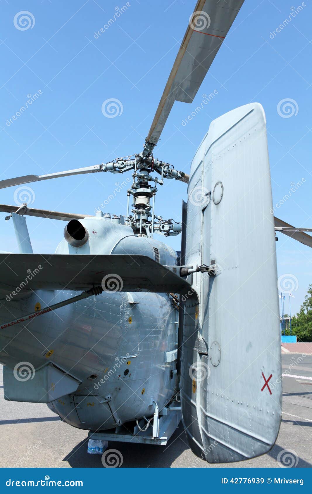 Attack Helicopter Rear View Stock Image - Image of attack, rear: 42776939